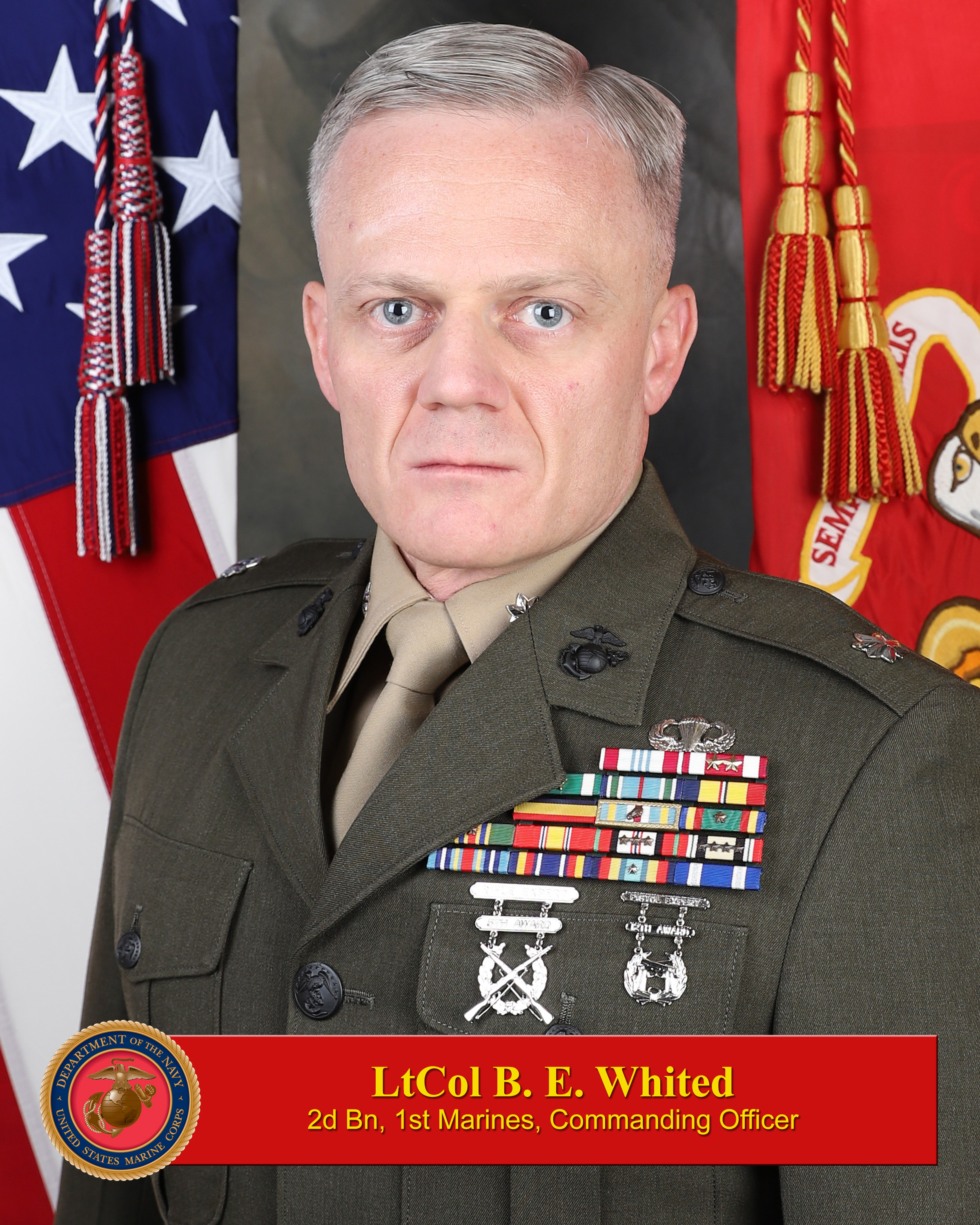 Lieutenant Colonel Brad E. Whited > 1st Marine Division > Leaders