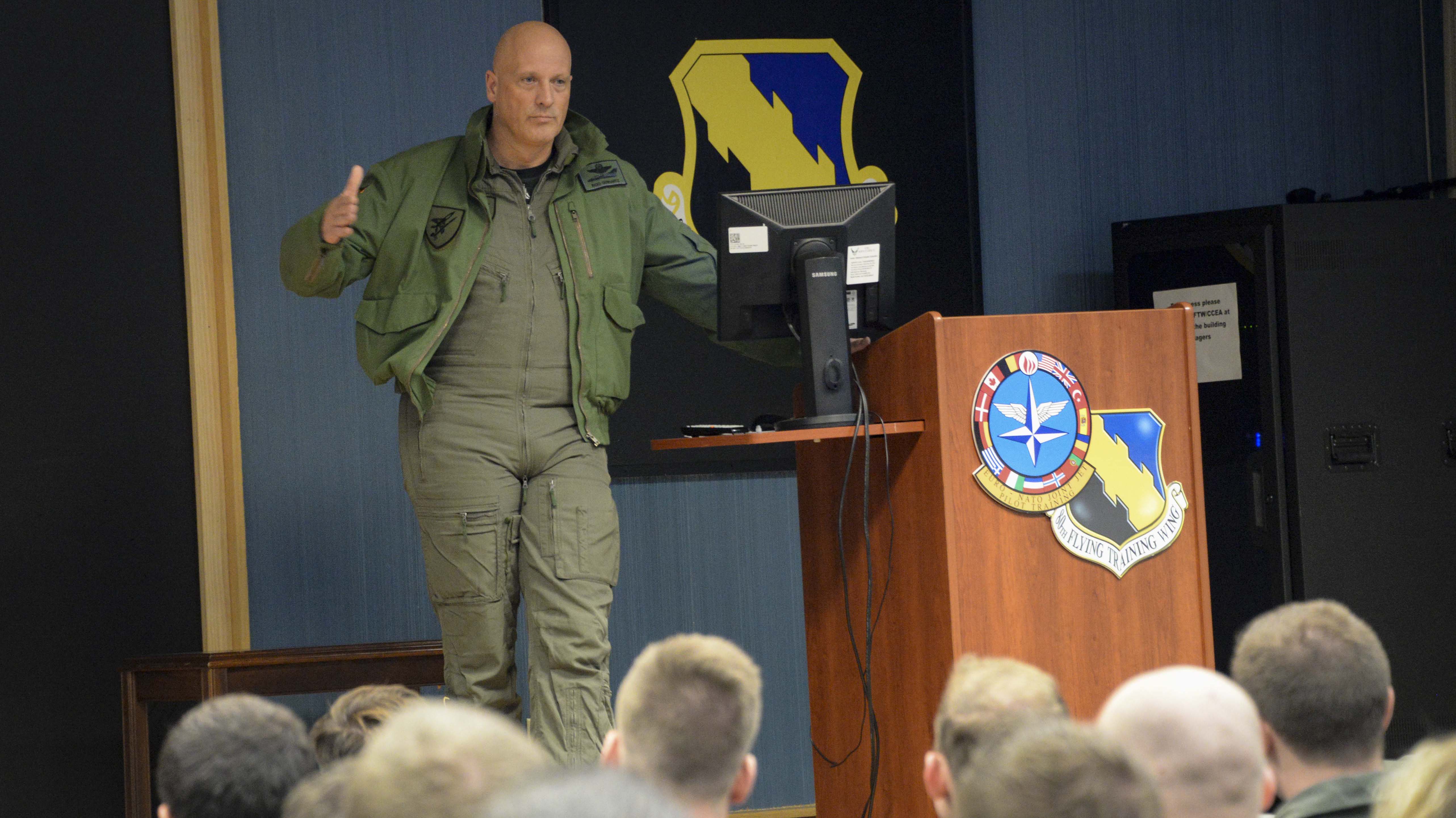 GAF chief of staff returns to place where flying career began ...