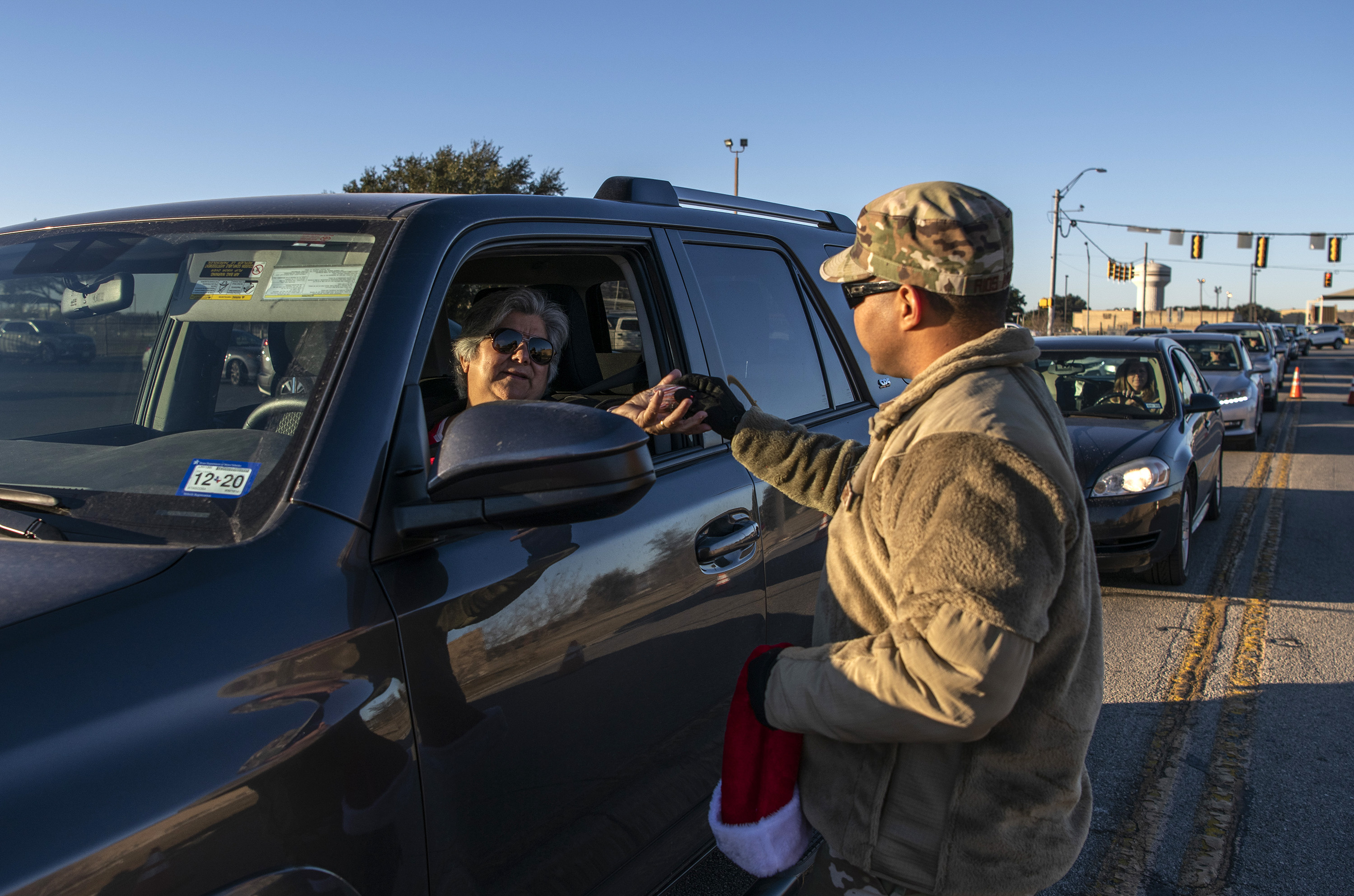 Volunteers show commuters ‘We Care’ at JBSA-Lackland entry gates > Air ...
