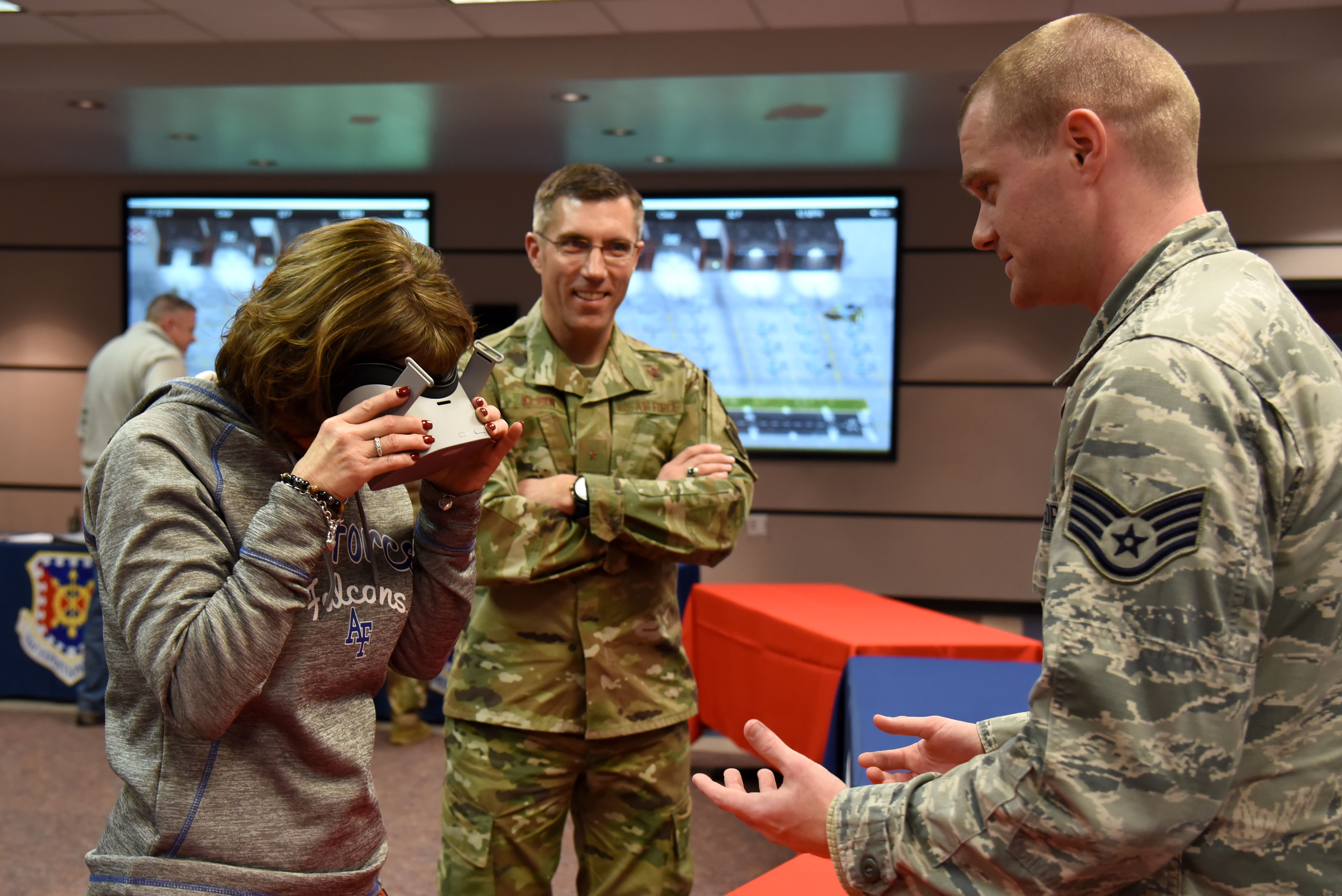 Honorary commanders visit the U.S. Air Force Expeditionary Center ...