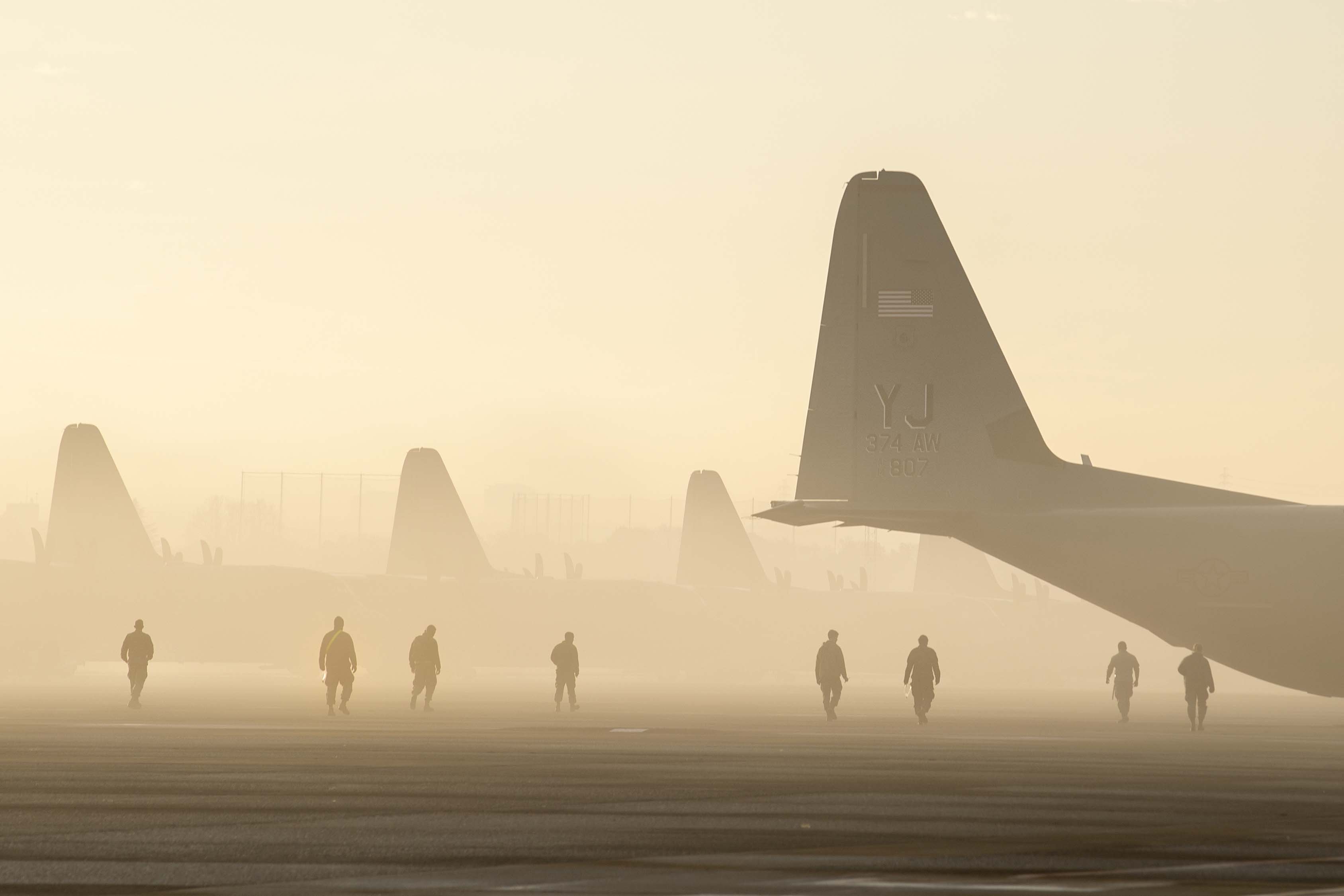 Foggy Flight Line