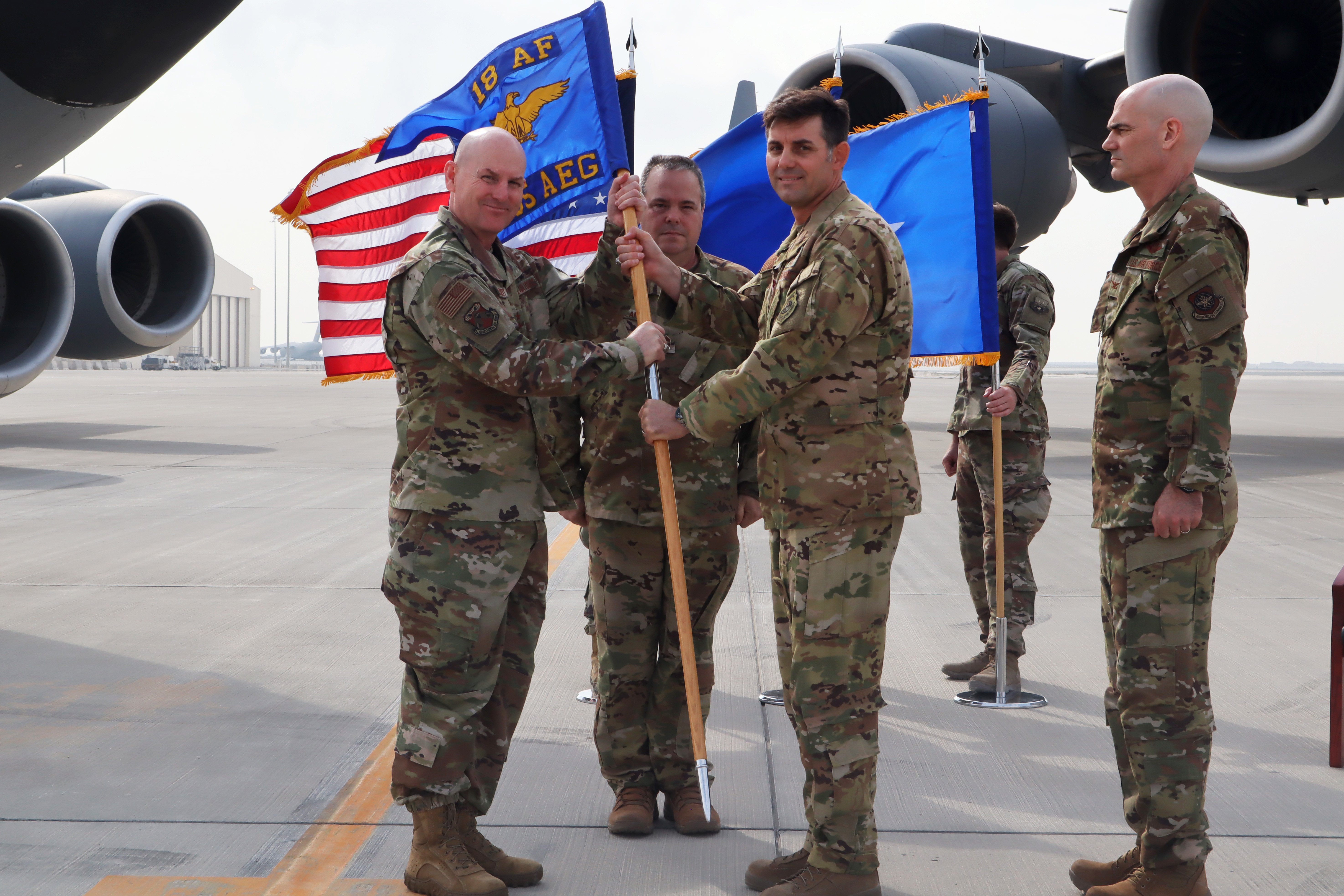 385 AEG welcomes new commander