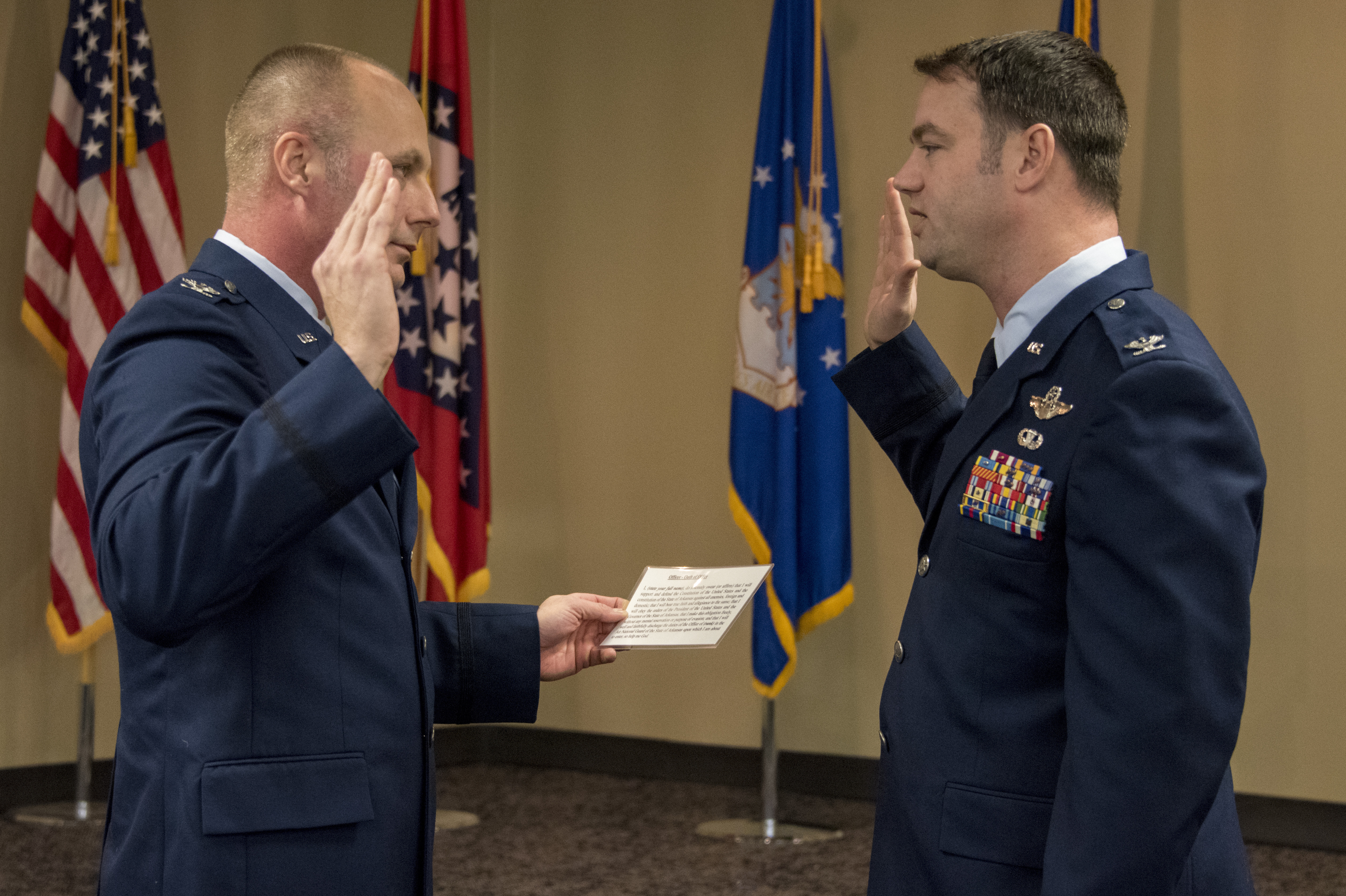 Gentry promoted to colonel at 188th Wing > 188th Wing > Article Display