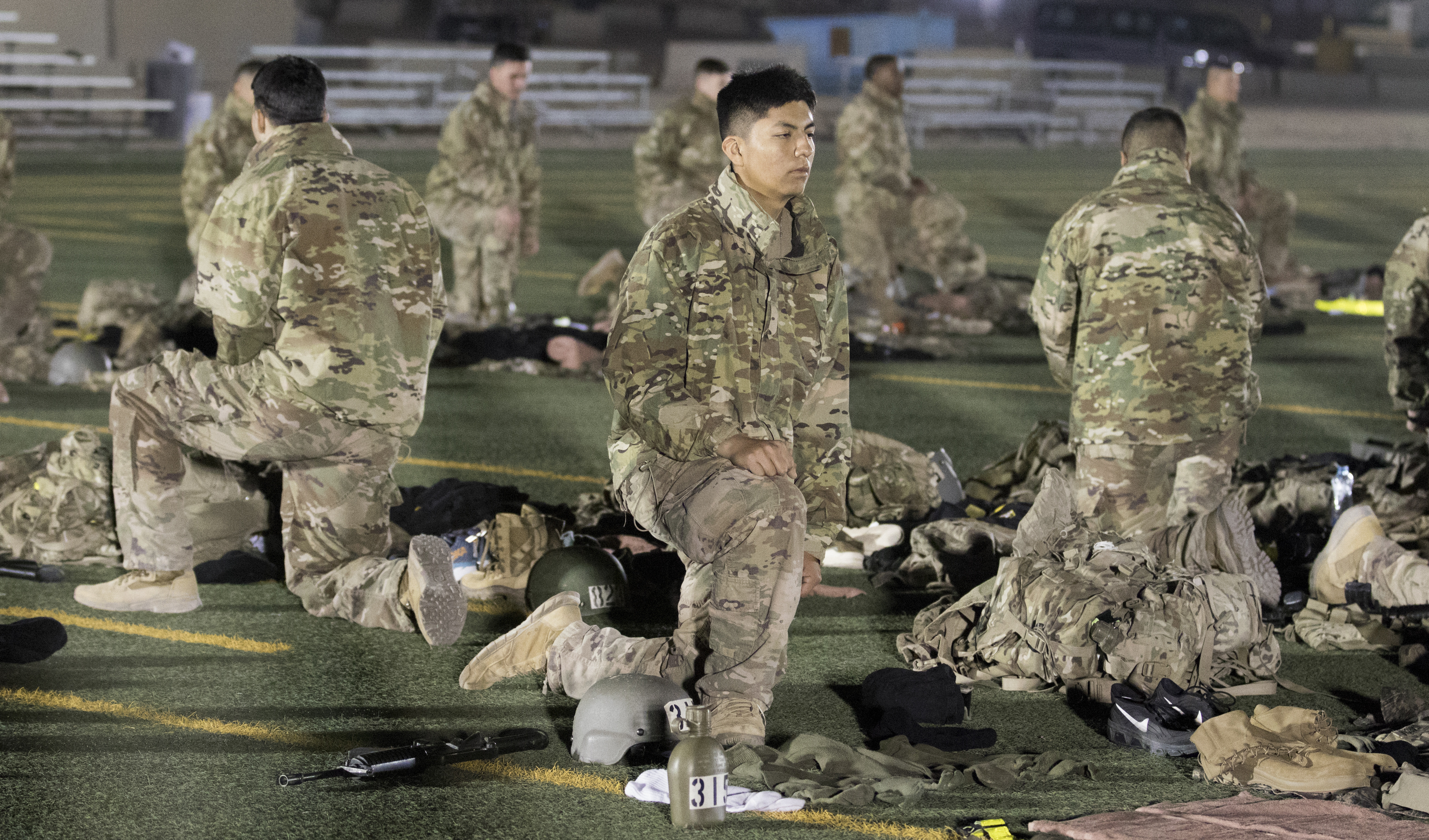 Soldiers Participate in 6-Mile Ruck March at Army Air Assault School ...