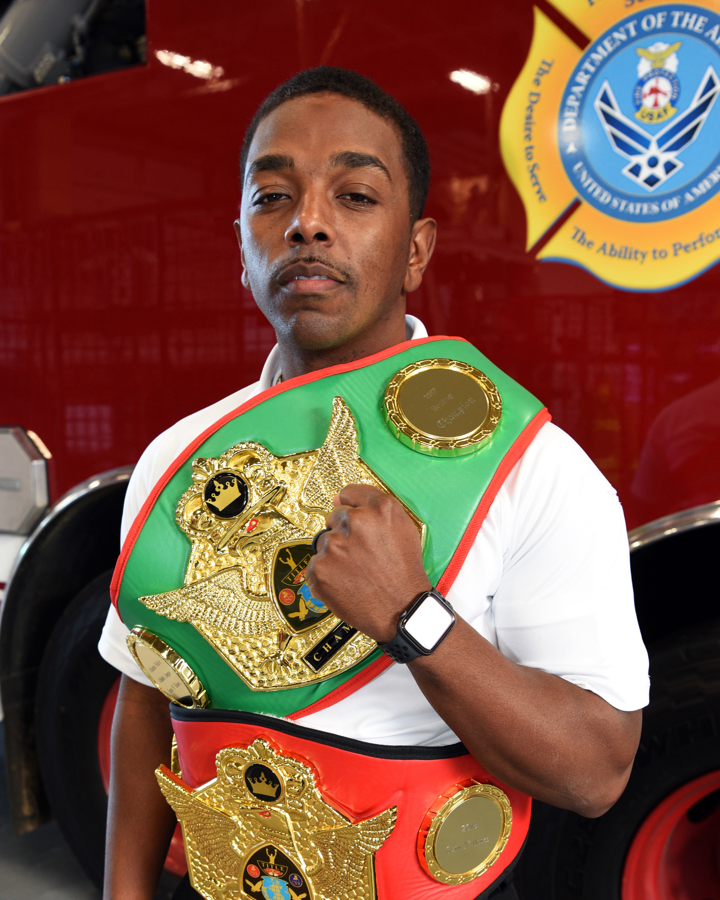 Robins firefighters use boxing to stay fit to fight flames > Robins Air ...