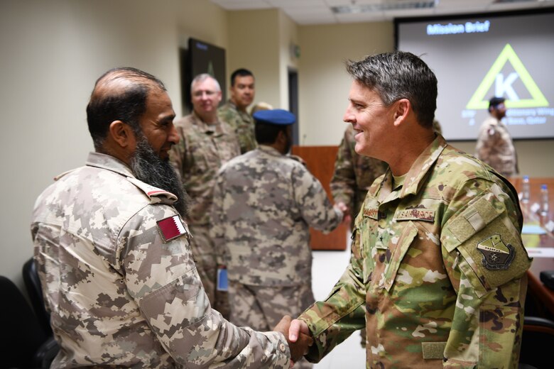 Qatar Emiri Air Force top leader visits 379th Air Expeditionary Wing ...