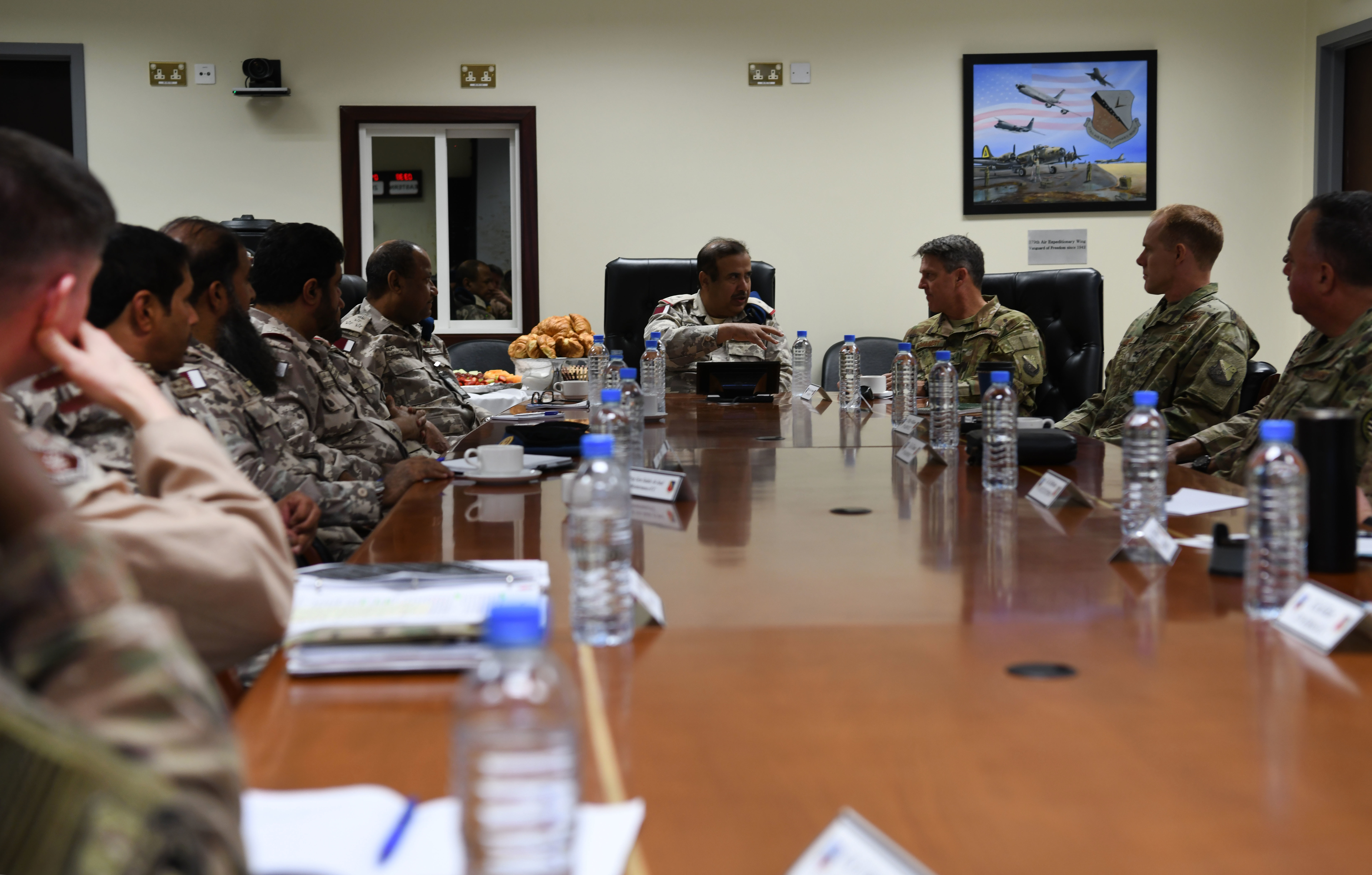 Qatar Emiri Air Force top leader visits 379th Air Expeditionary Wing ...