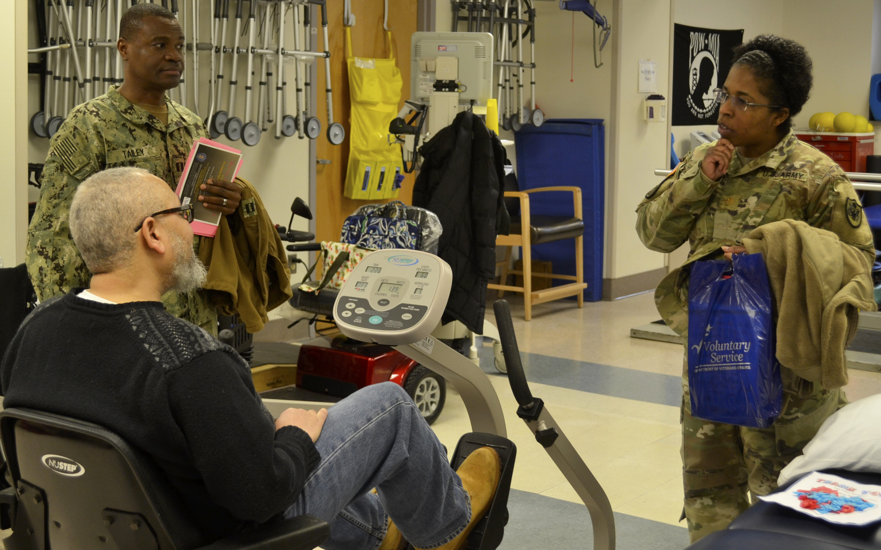 Troop Support volunteers visit patients at local veteran medical center ...