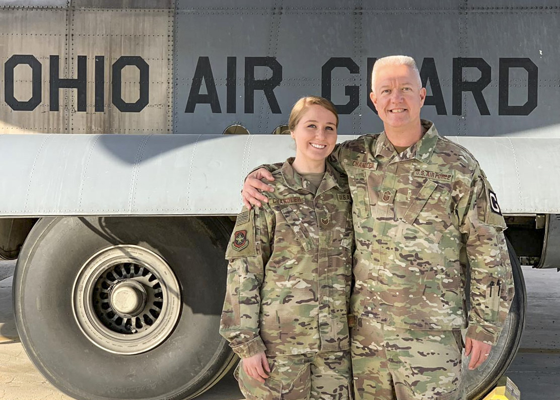 Her first, his last: father and daughter deploy together > National ...