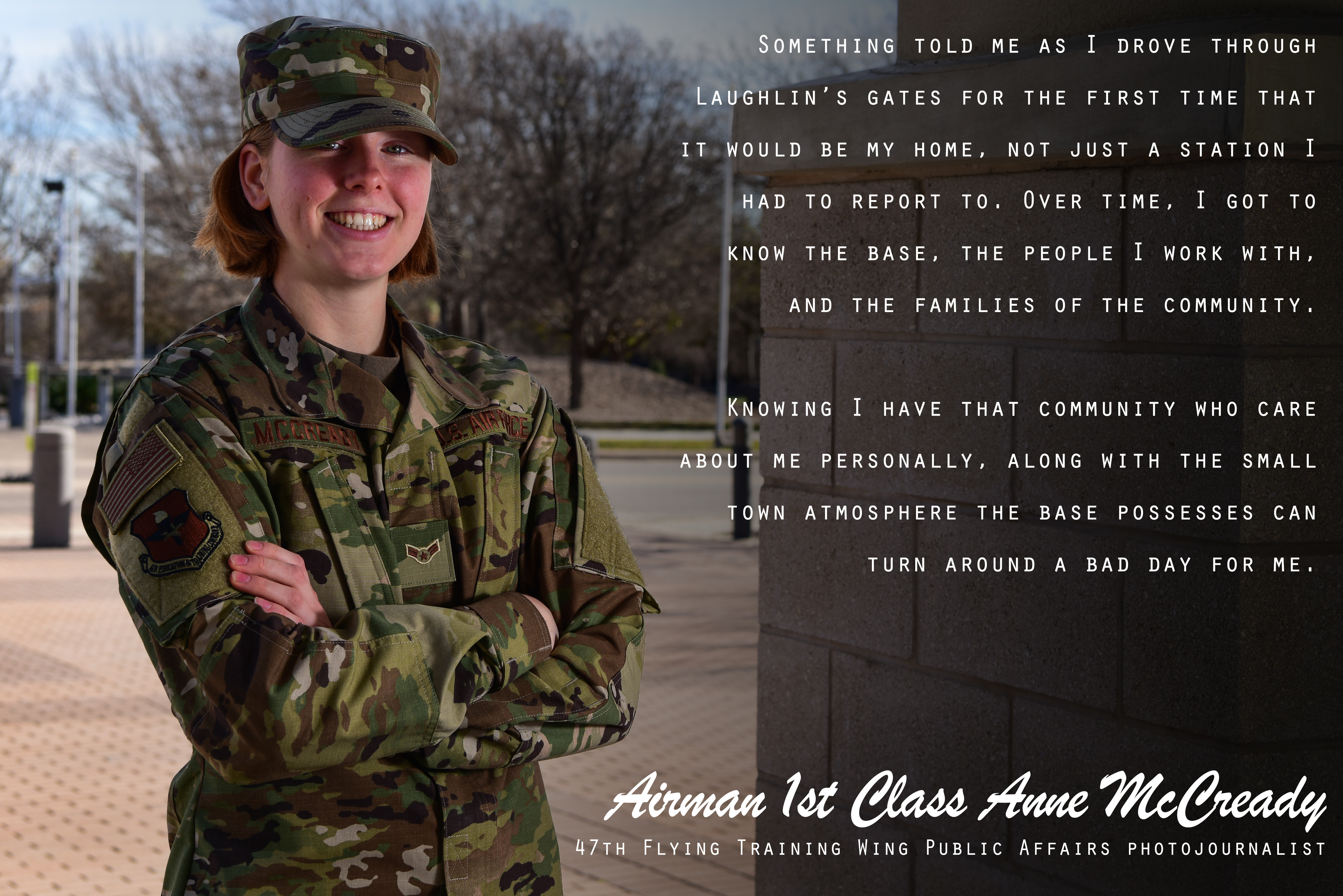 Airman’s Spotlight: Airman 1st Class Anne McCready > Laughlin Air Force ...