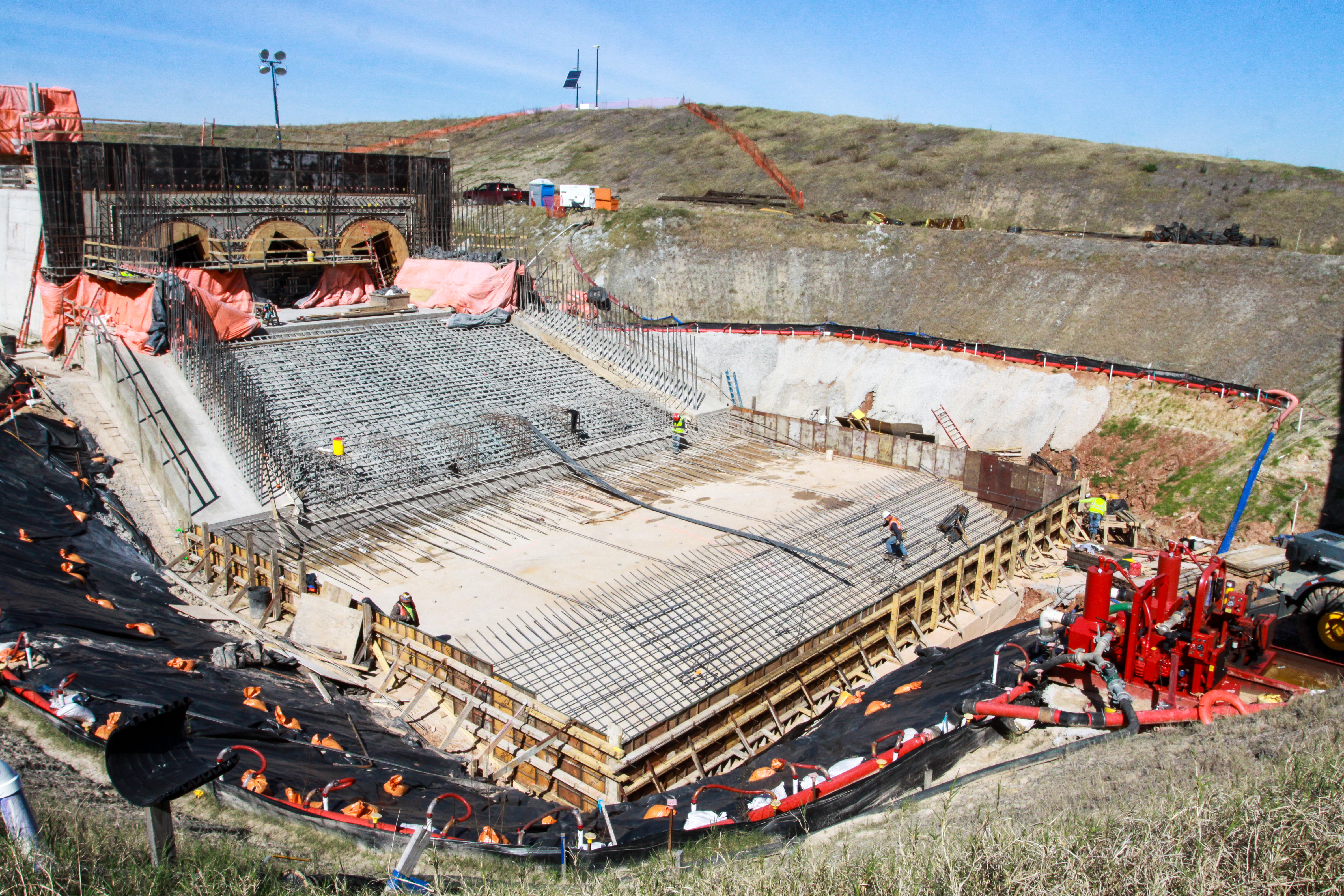 Addicks and Barker Dam Safety Program construction continues to progress