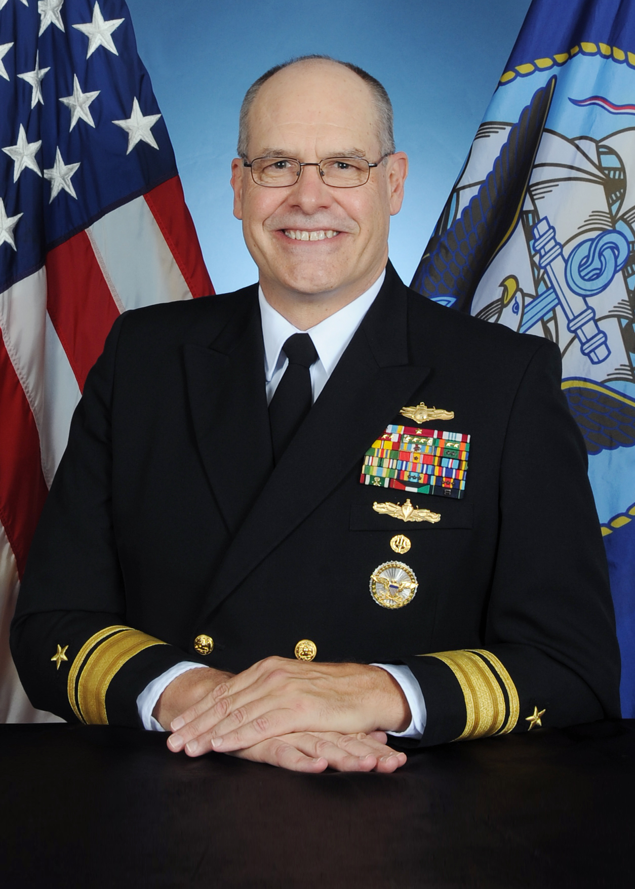 Rear Admiral Steve Parode > United States Navy > BioDisplay