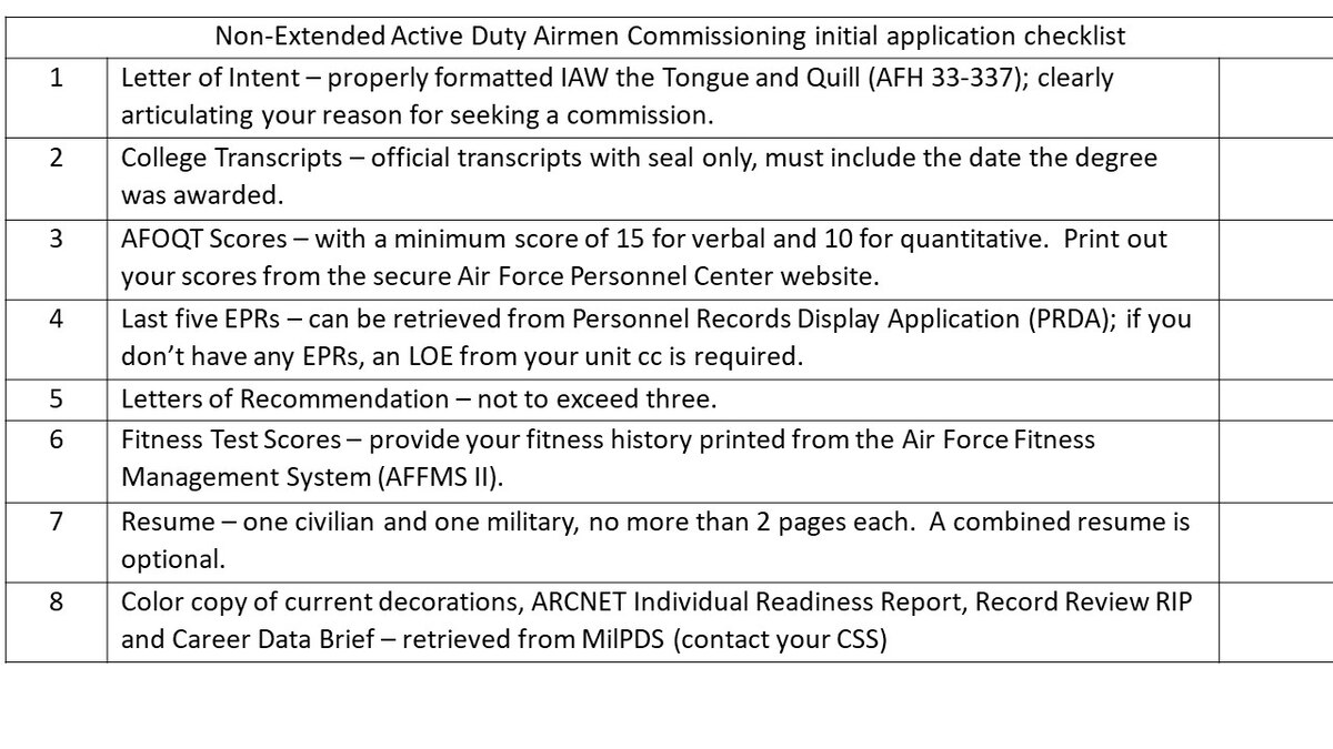 Non-Extended Active Duty Airmen Commissioning Program > 908th Flying ...