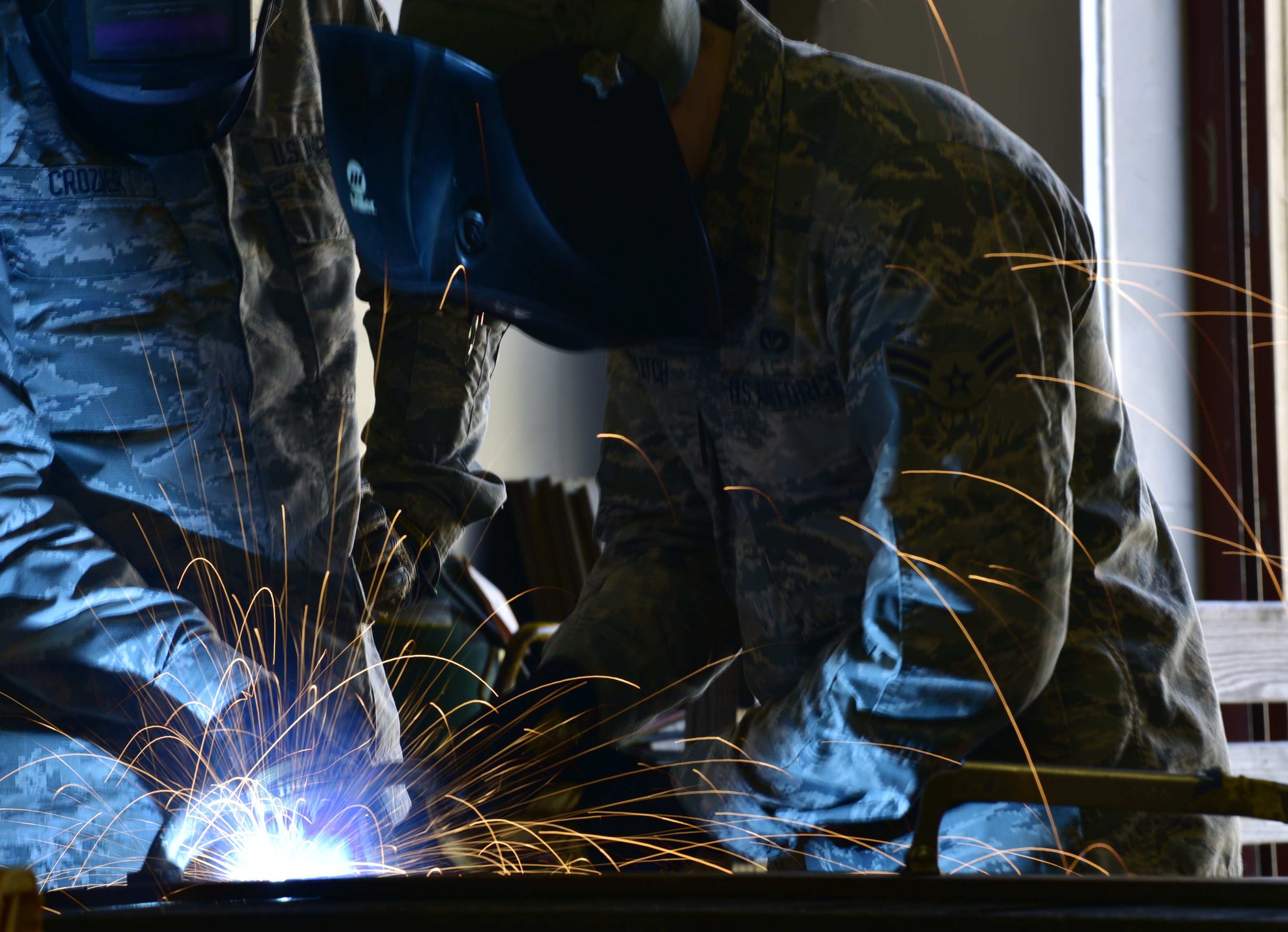 Welders provide base support one spark at a time > Joint Base Andrews ...