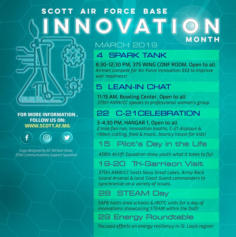 Scott celebrates March as Month of Innovation > Scott Air Force Base > News
