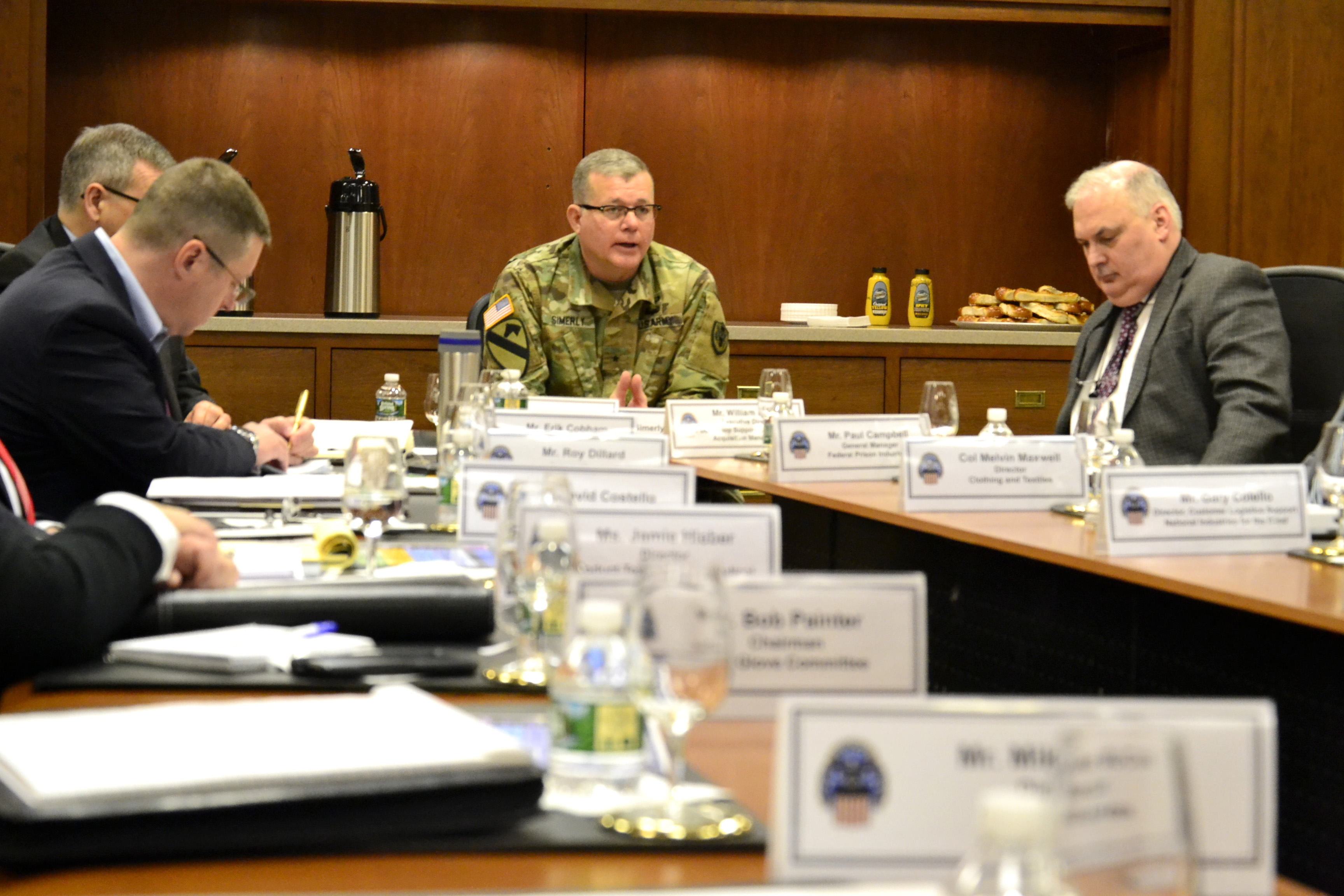 Troop Support commander encourages open, candid dialogue with American ...