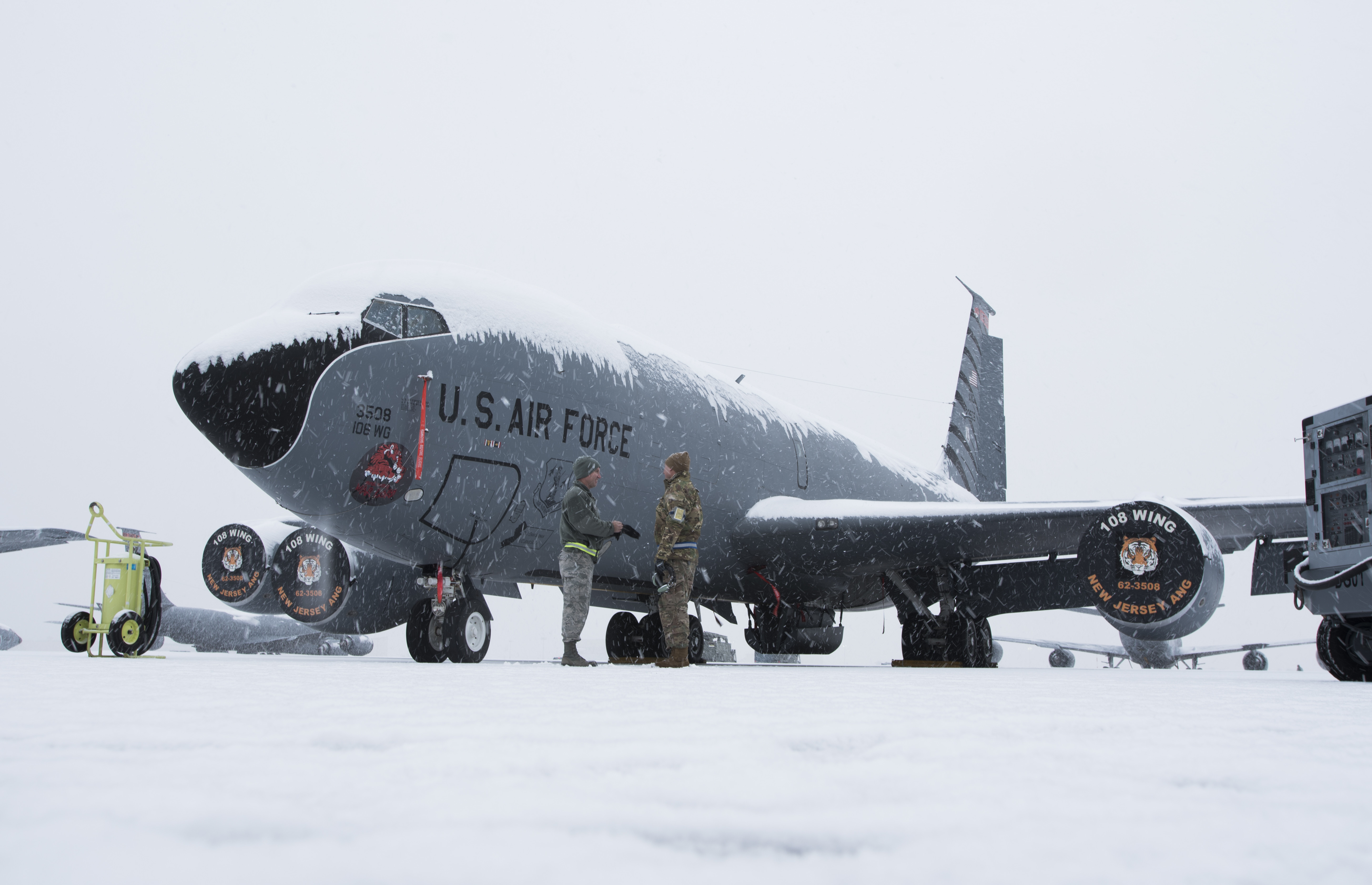 Winter Storm Gia visits 108th Wing
