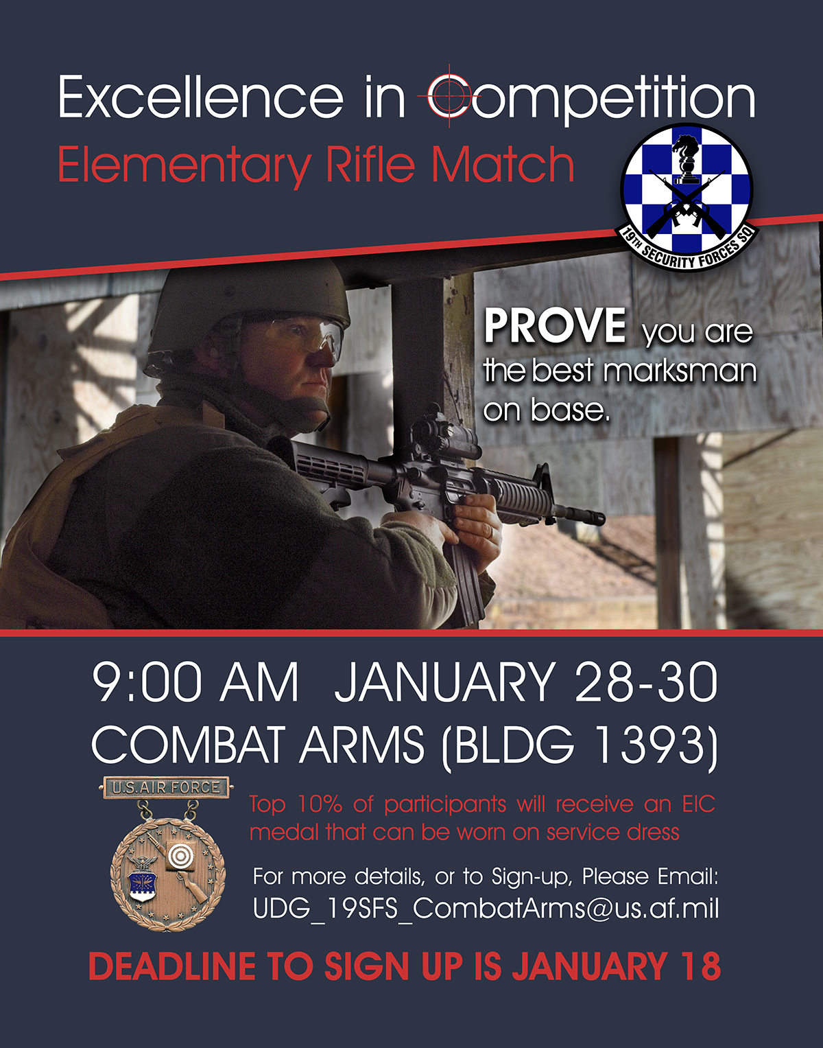 Zero-in: Excellence in Competition Rifleman Badge > Little Rock Air ...