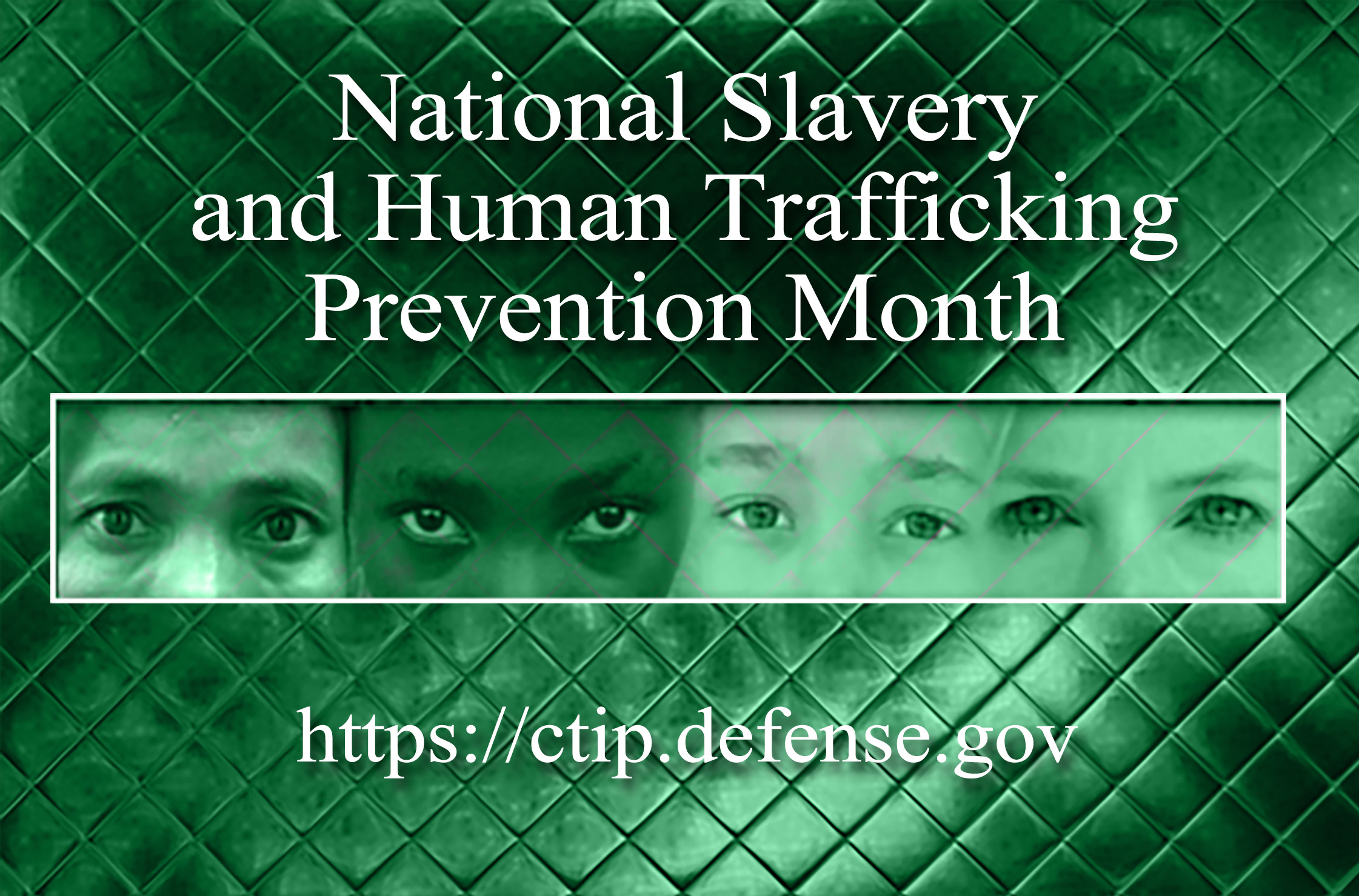 January Is National Slavery Human Trafficking Prevention Month