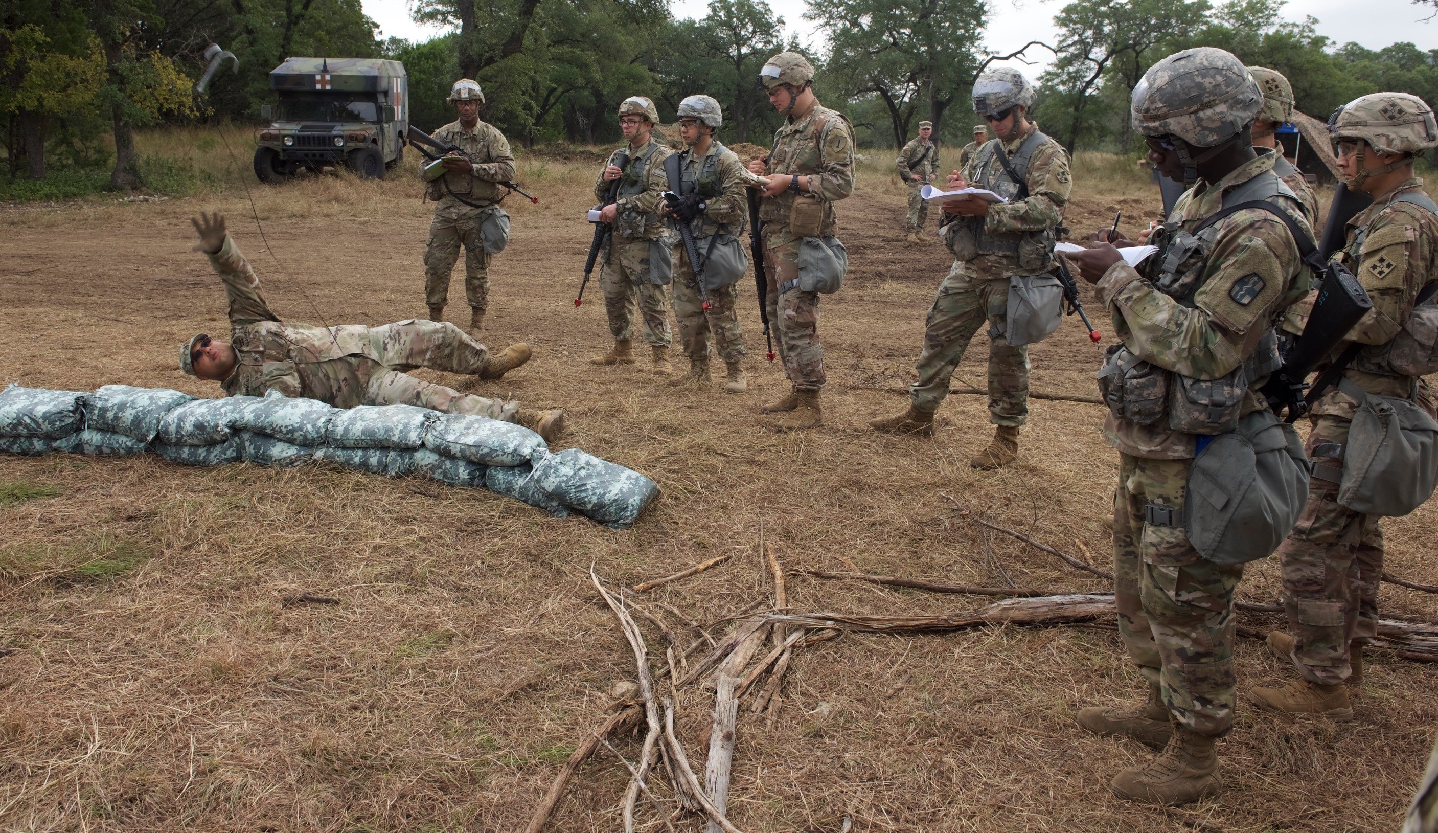 Medical training becomes a matter of life and death at JBSA-Camp Bullis ...