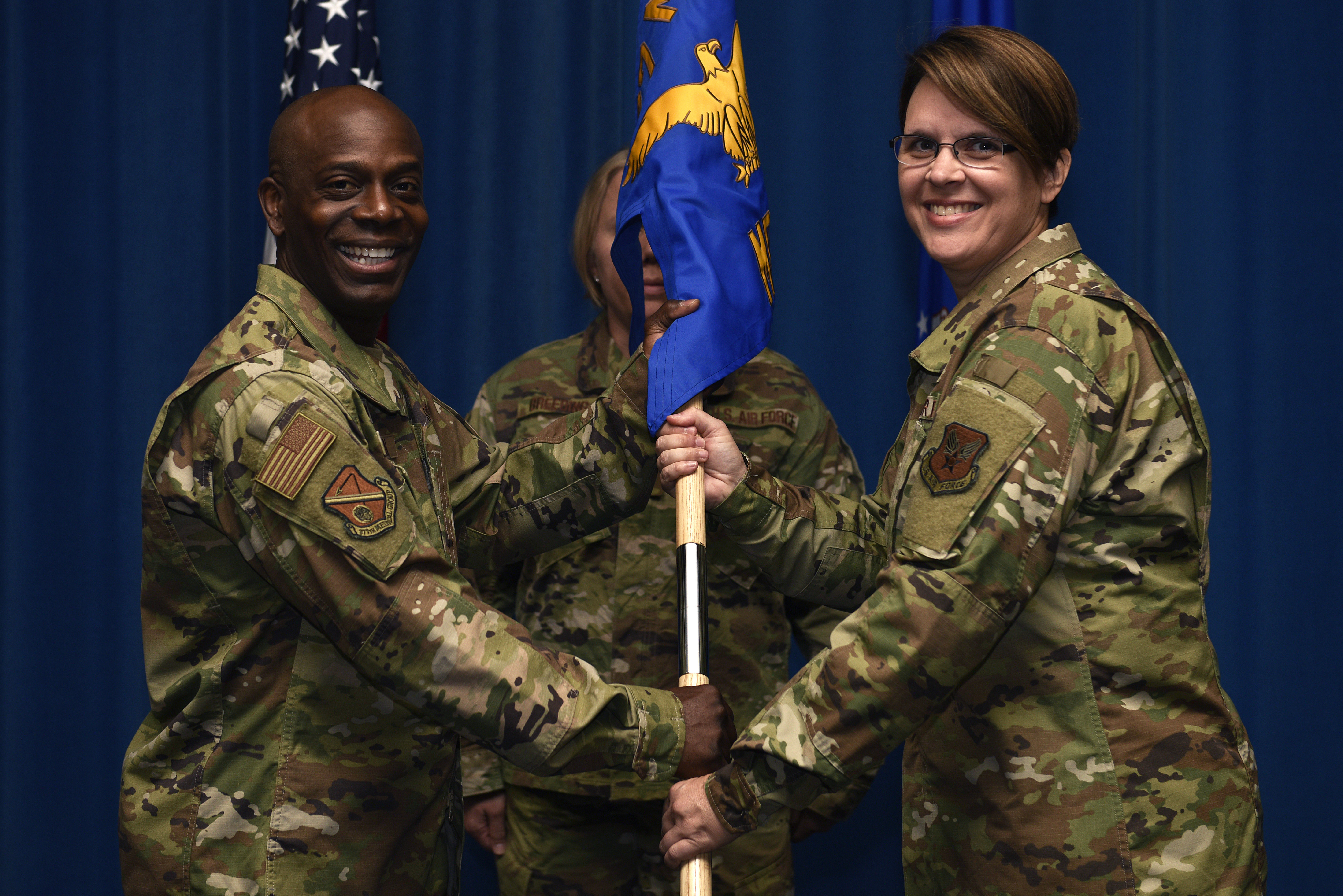 Detering assumes command of the 377th Medical Support Squadron ...