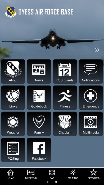 Dyess mobile app available on Air Force Connect > Dyess Air Force Base ...