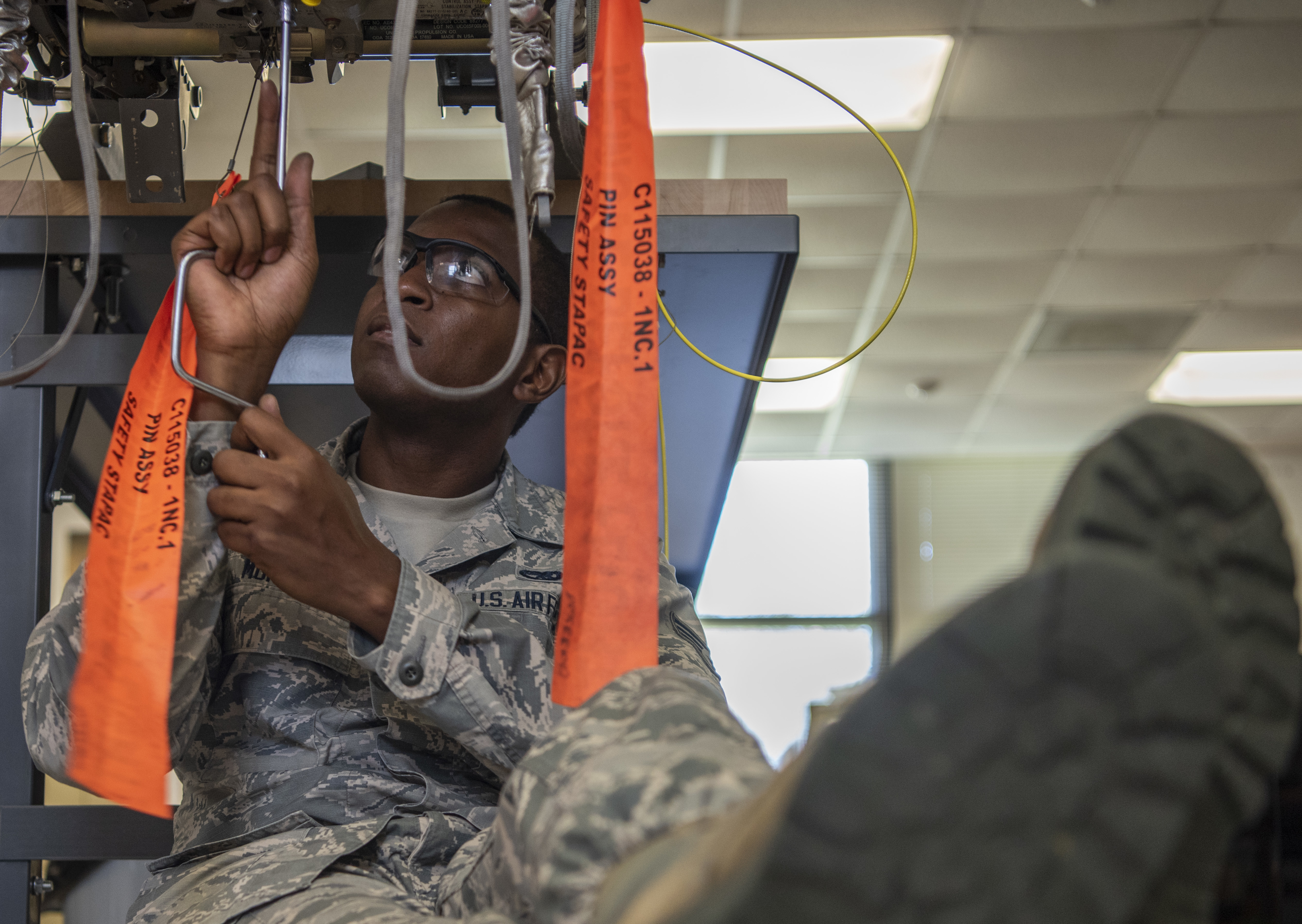Restoring B-1 readiness: Egress works around the clock > Dyess Air ...