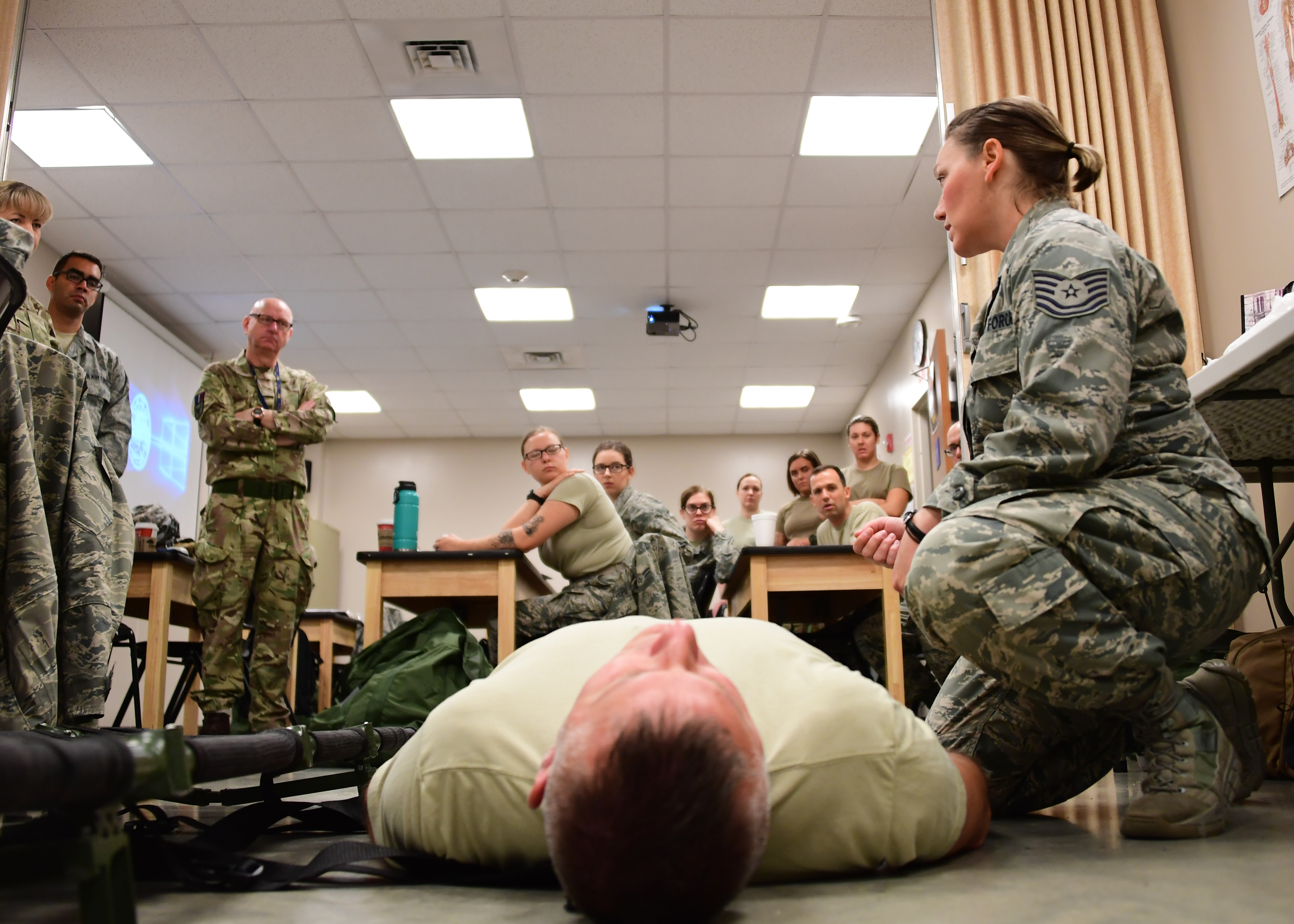 Medic! 911th ASTS and 911th AES train in tactical combat care > Fort ...