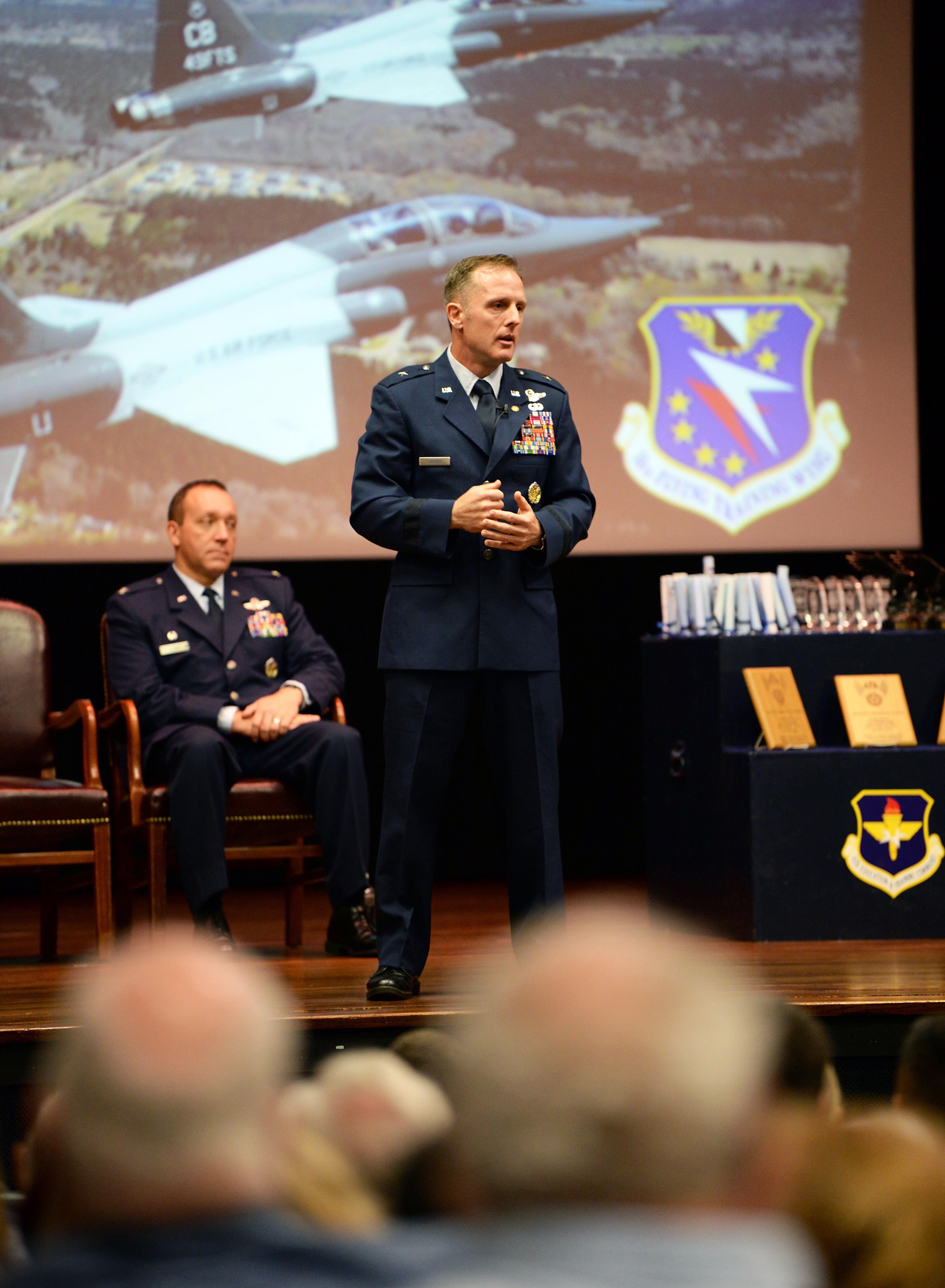 Retired AETC brigadier general encourages future pilots > Joint Base ...