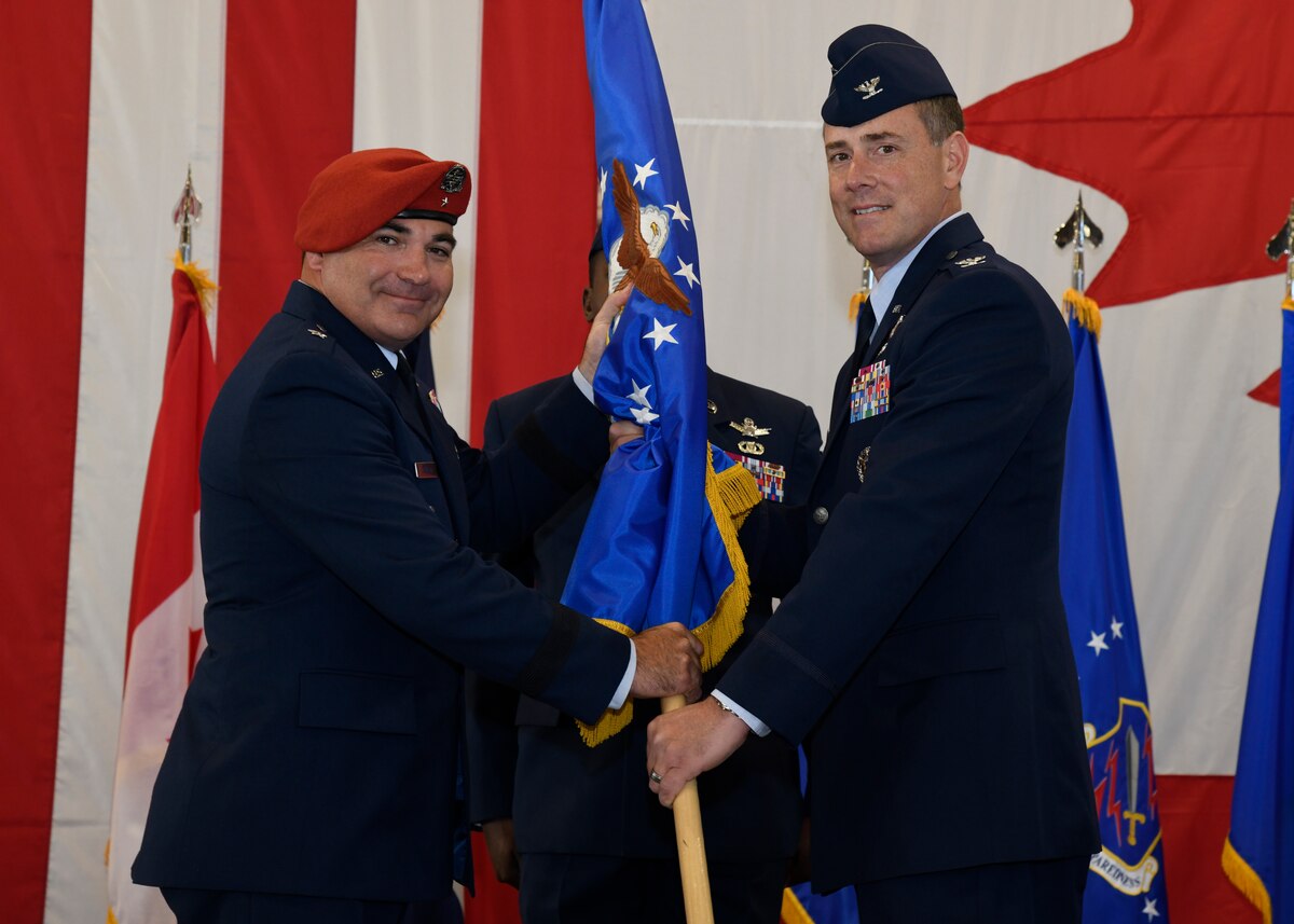 Guidon Passed As 21st Space Wing Changes Command Peterson And