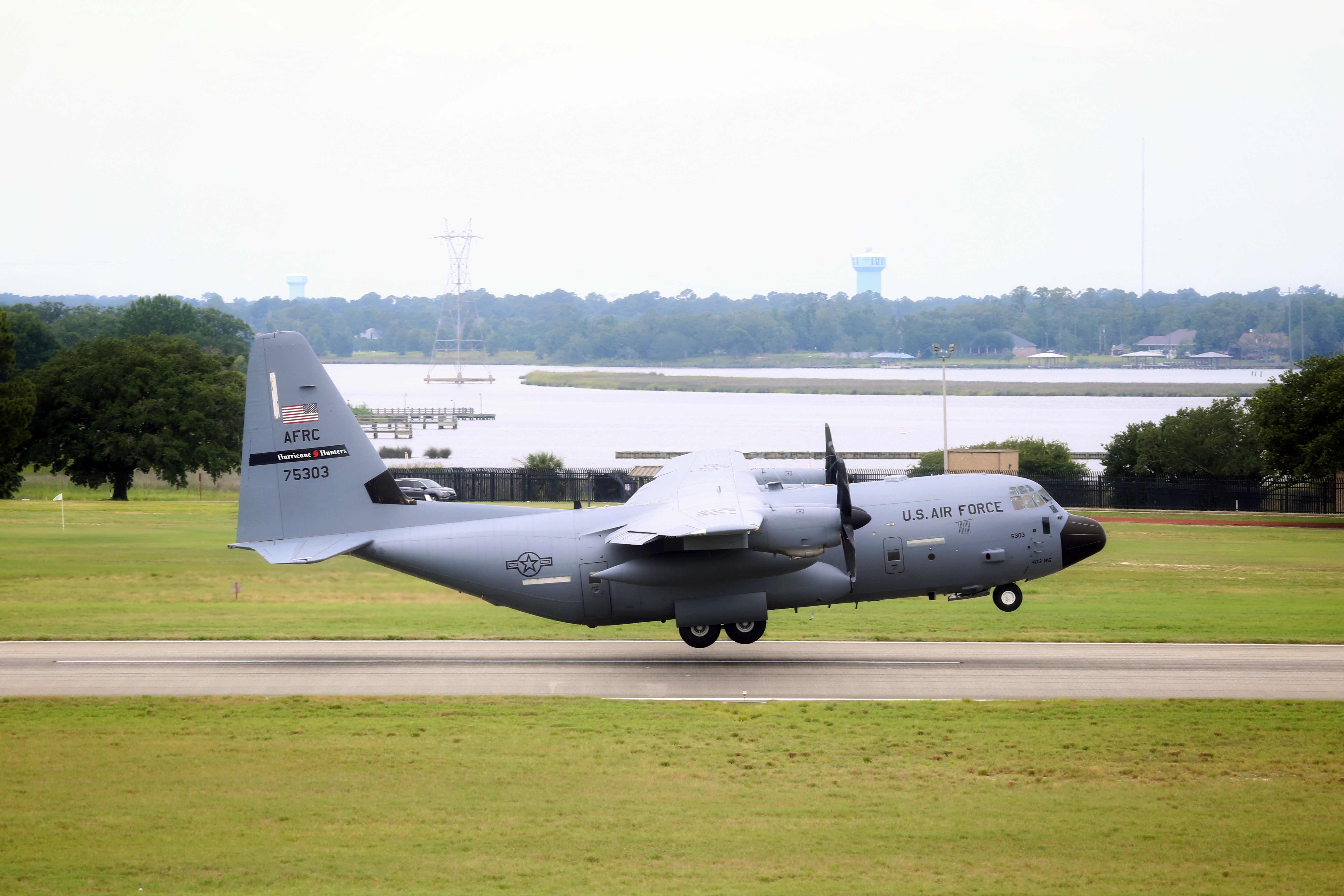 Hurricane Hunters takeoff for investigative mission