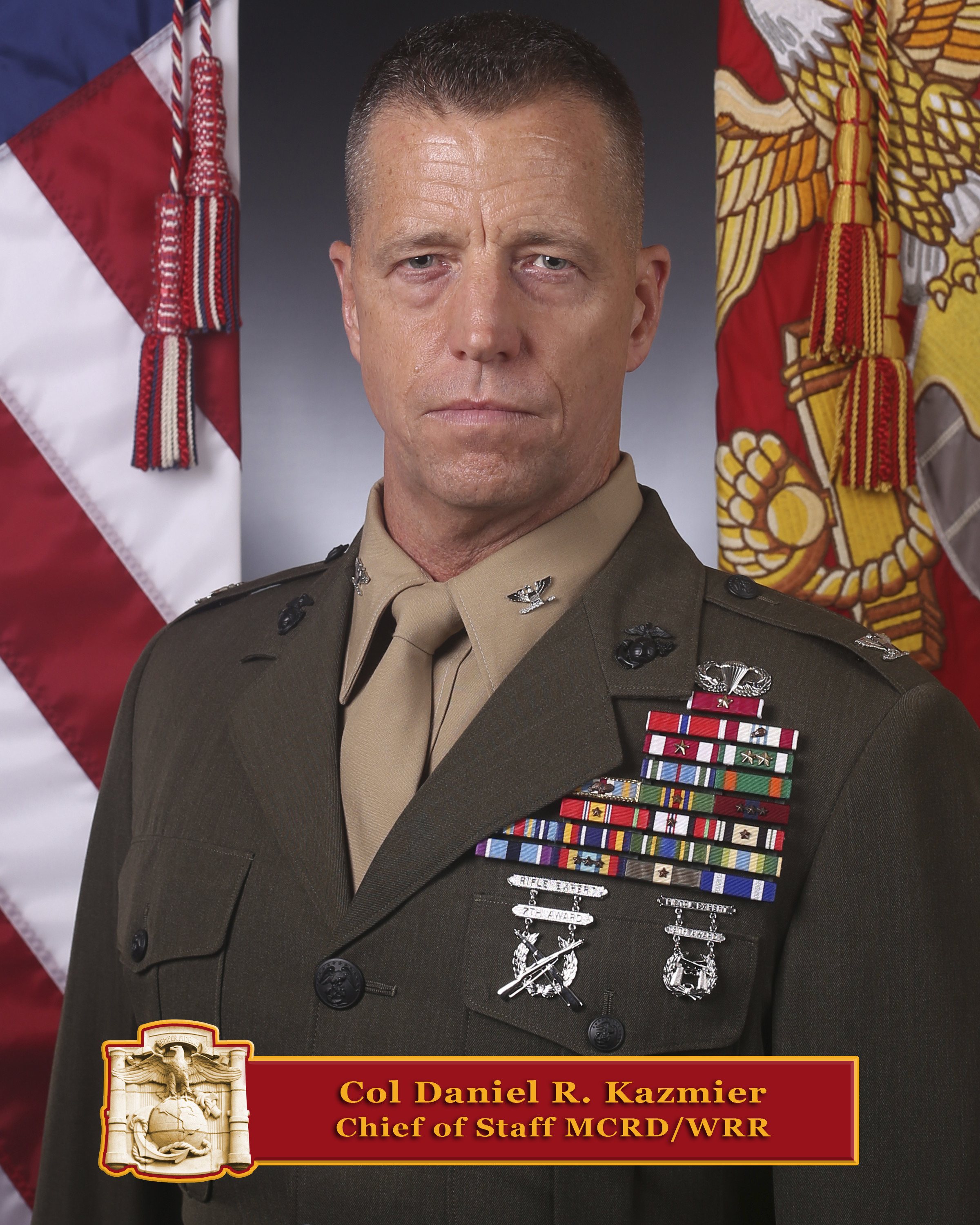 Colonel Daniel R. Kazmier > Marine Corps Recruit Depot, San Diego ...