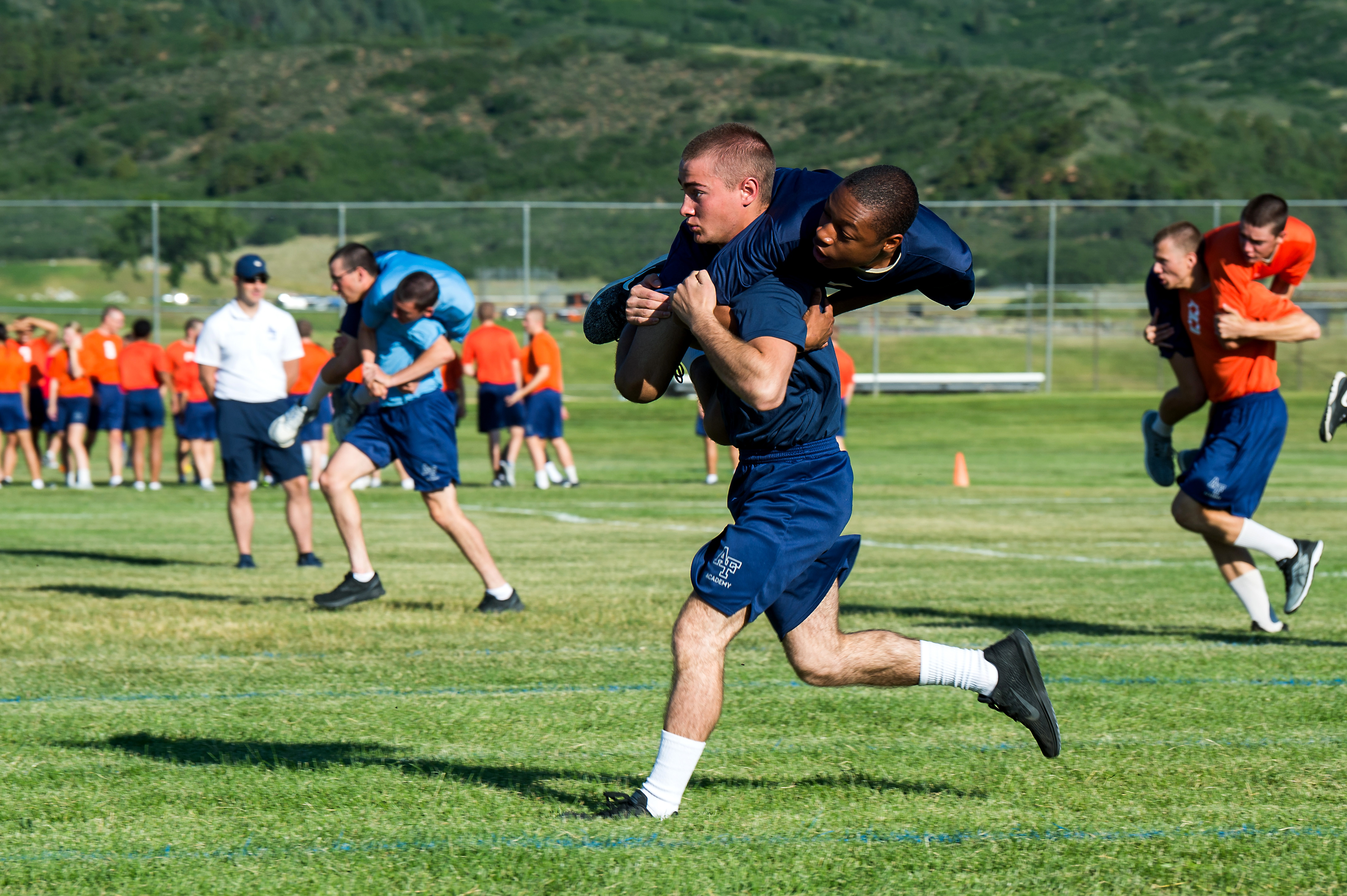 Field Day: Basic cadets at AF Academy compete in annual athletic team ...