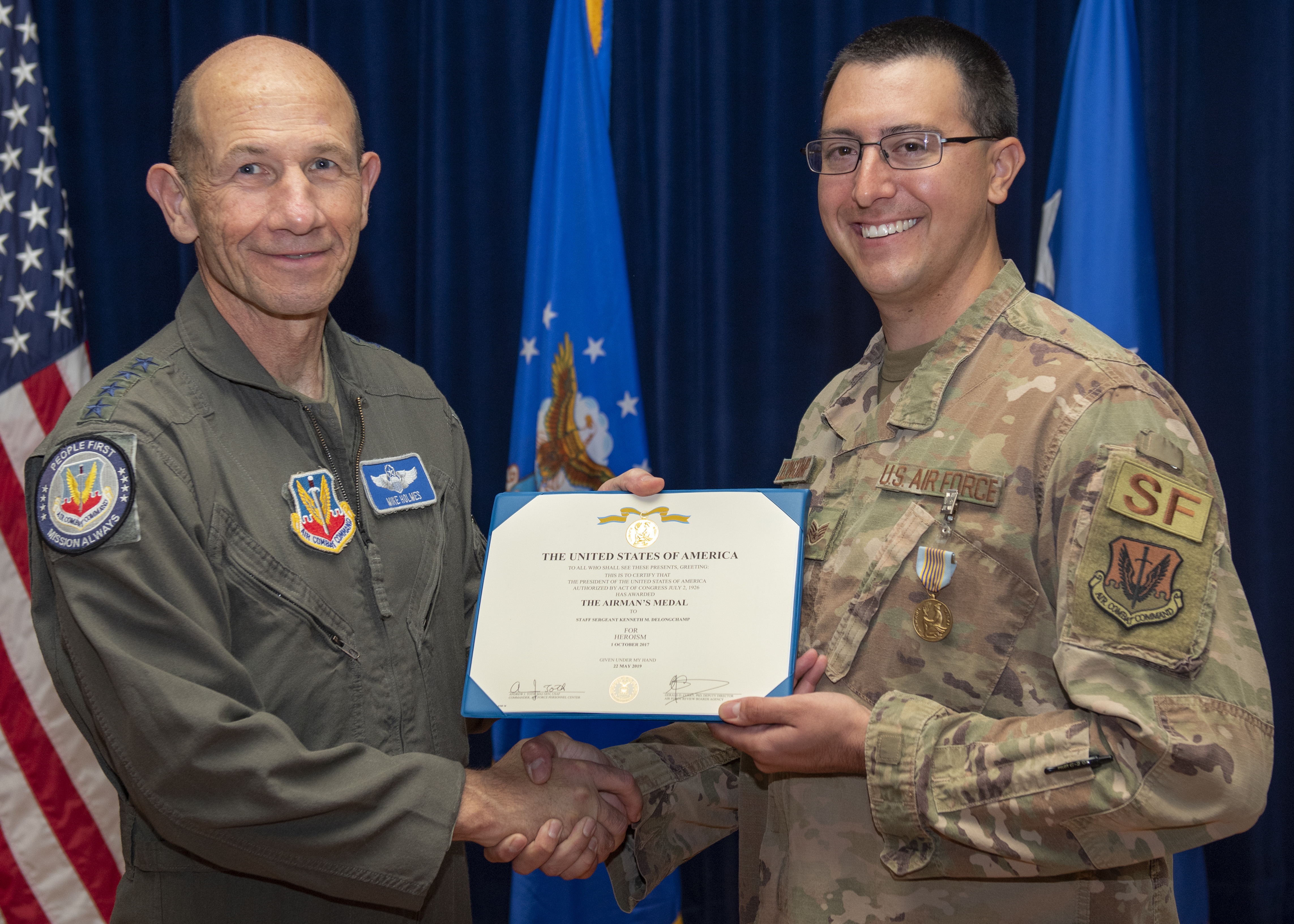 Airman’s Medal awarded to Nellis Defender for heroic actions at Route ...