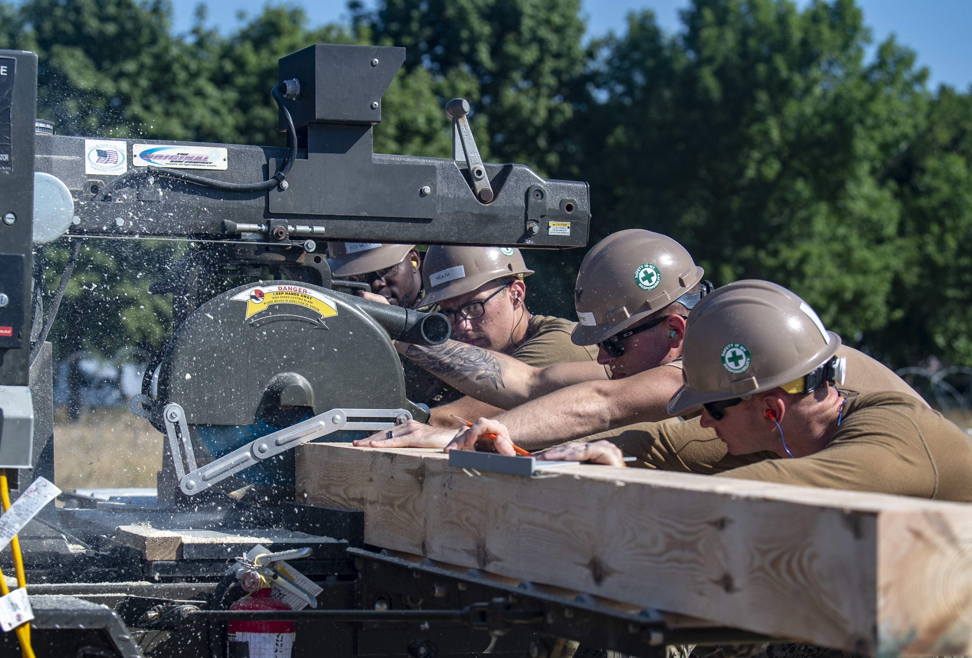 NMCB133 Begins Construction of Hardened Sentry Post During Sea Breeze ...
