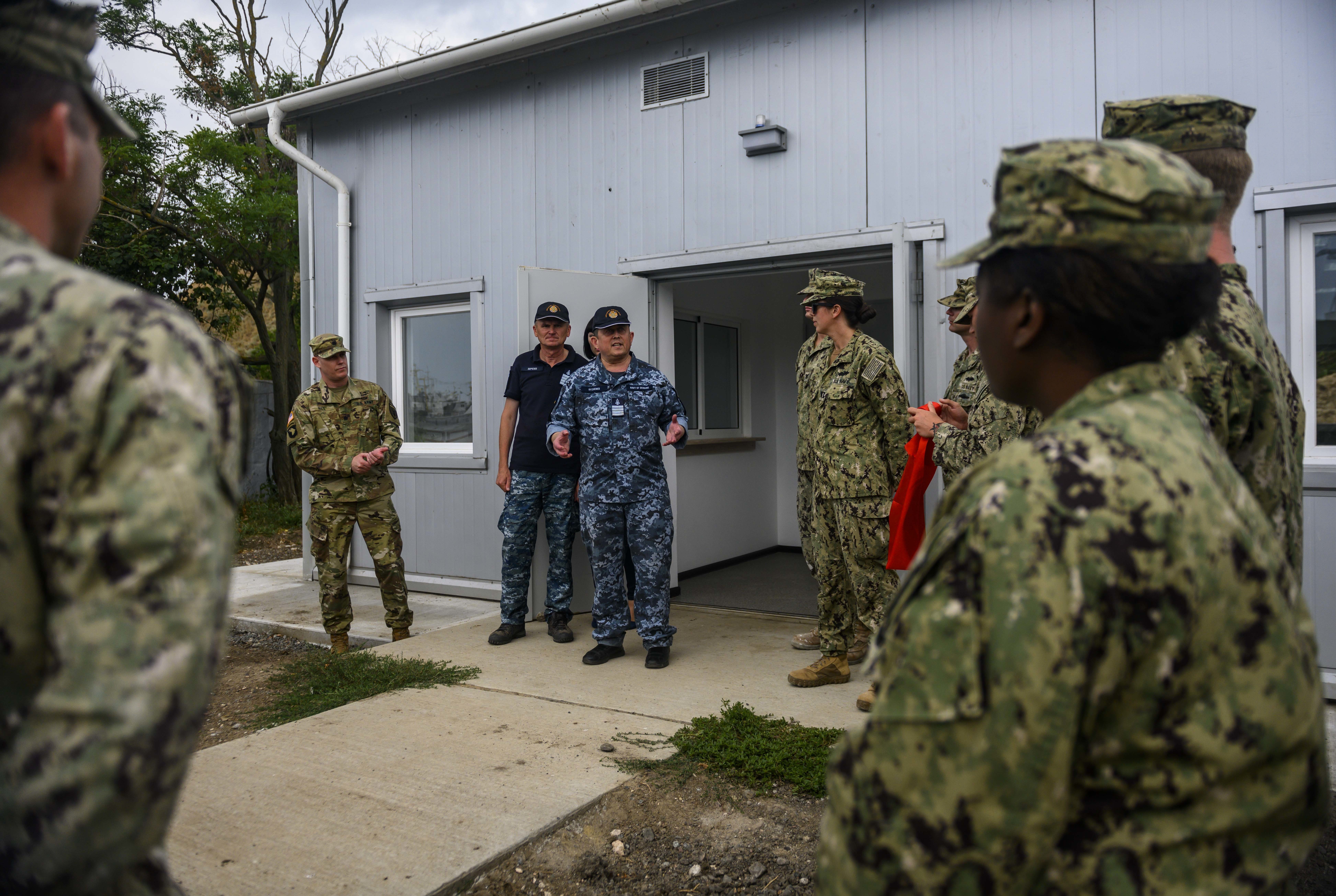 NMCB133 participates in ribbon cutting ceremony during Sea Breeze 2019 ...