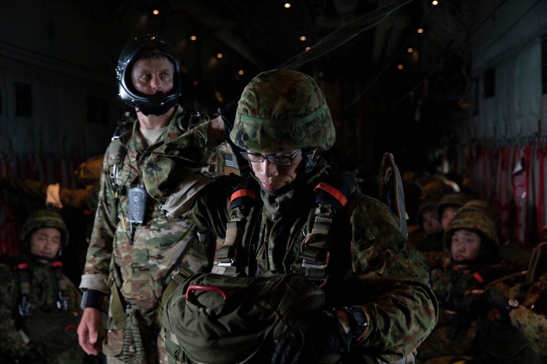 USAF, JGSDF conduct jump training, strengthen Yokota interoperability