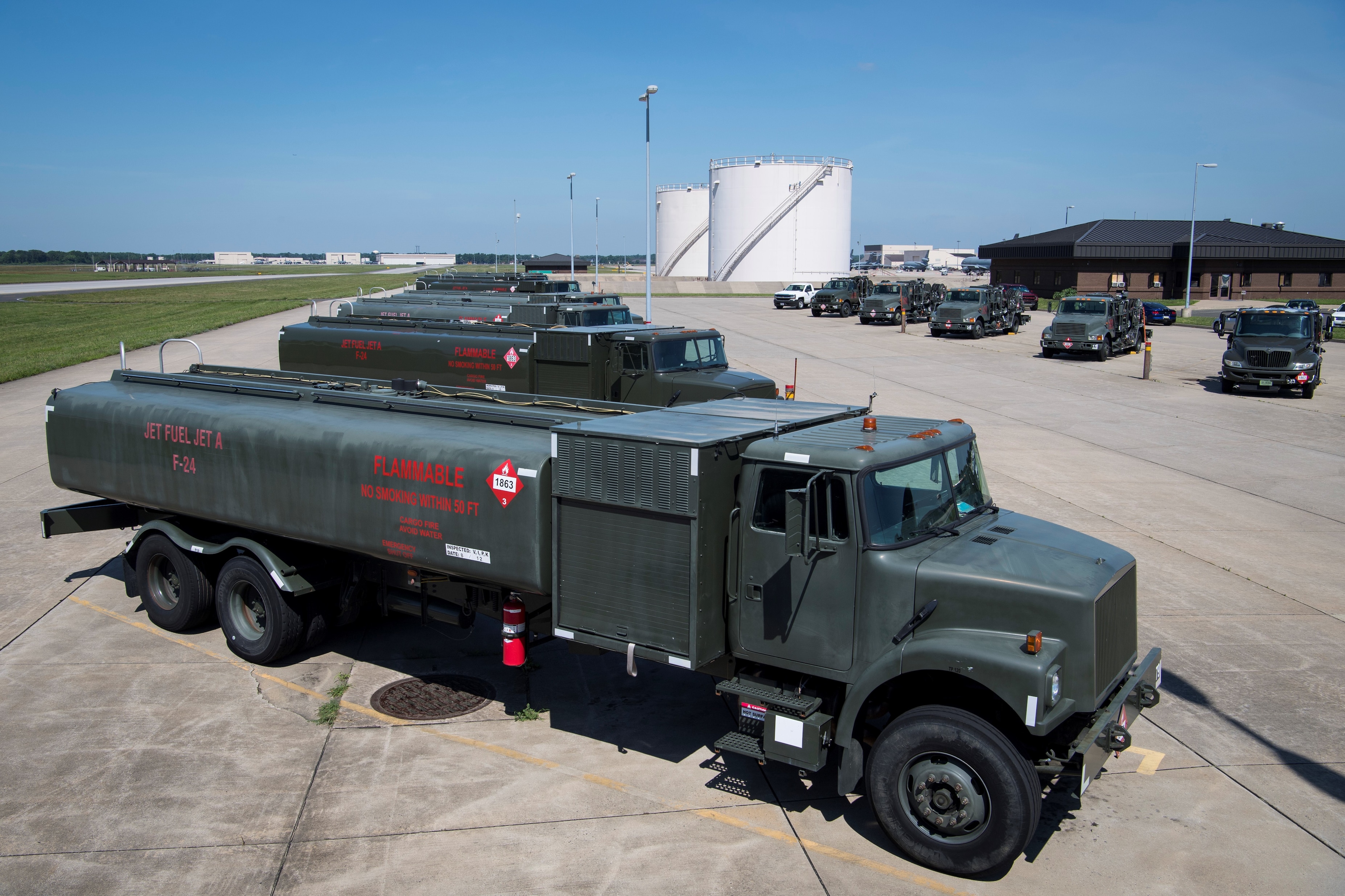 Refueling and Preventative Maintenance keeps POL vehicle fleet up and ...