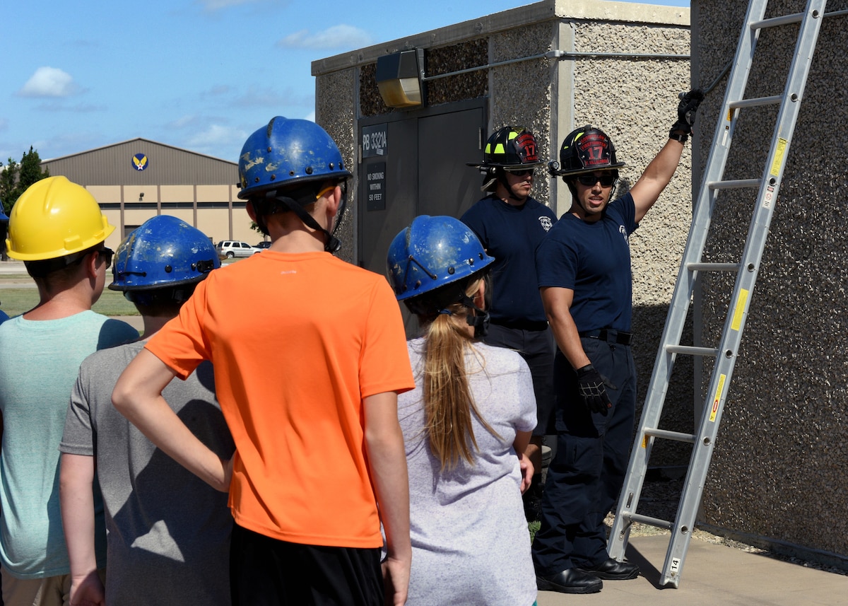 Goodfellow AFB Fire Department hosts annual Junior Firefighter Camp ...