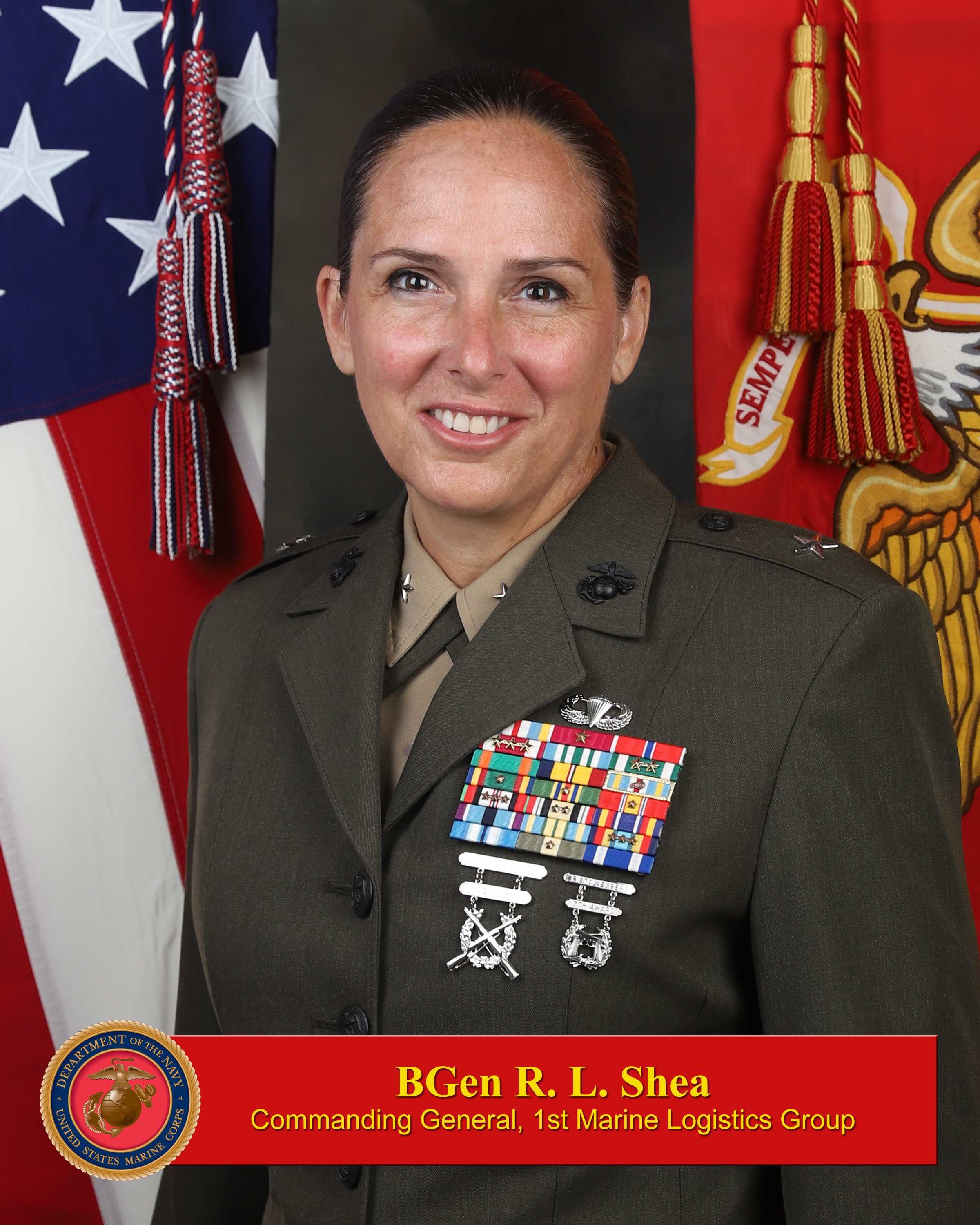 Brigadier General Roberta L. Shea > 1st Marine Logistics Group > Leaders