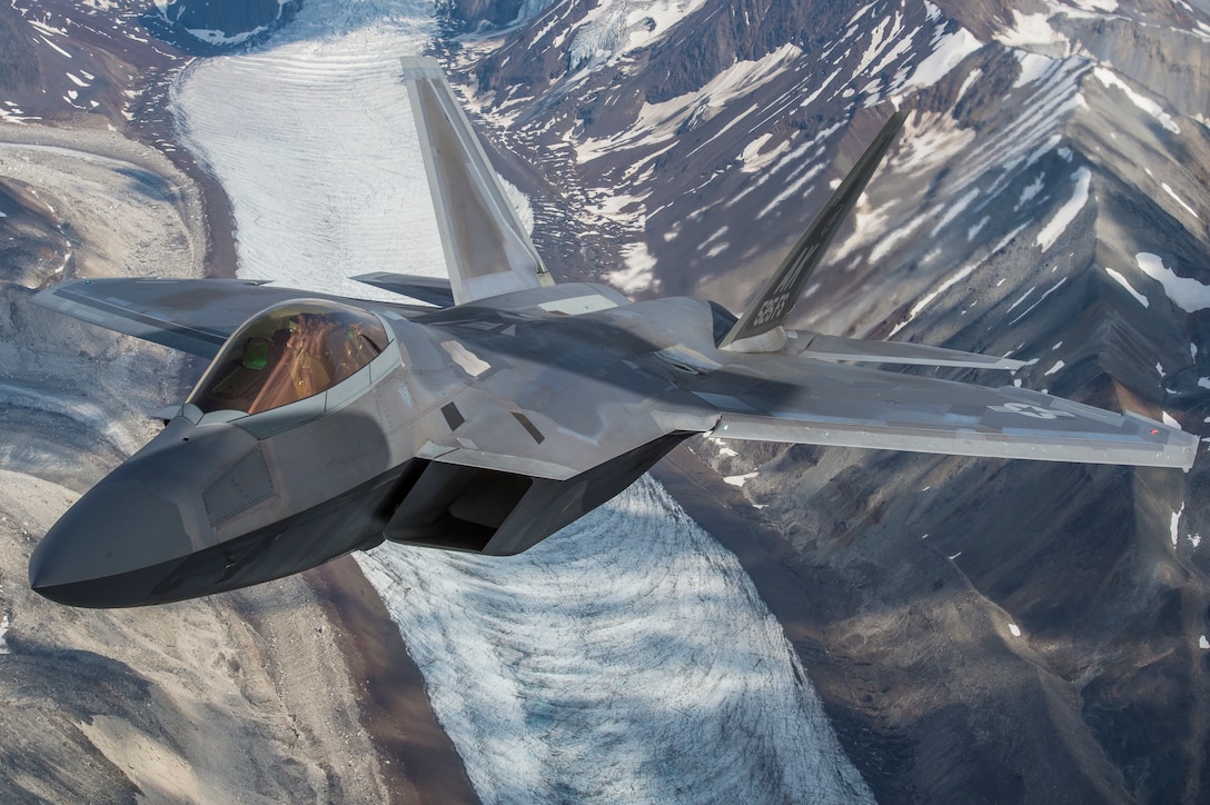 F-22 and F-16 Joint Pacific Alaska Range Complex Flight
