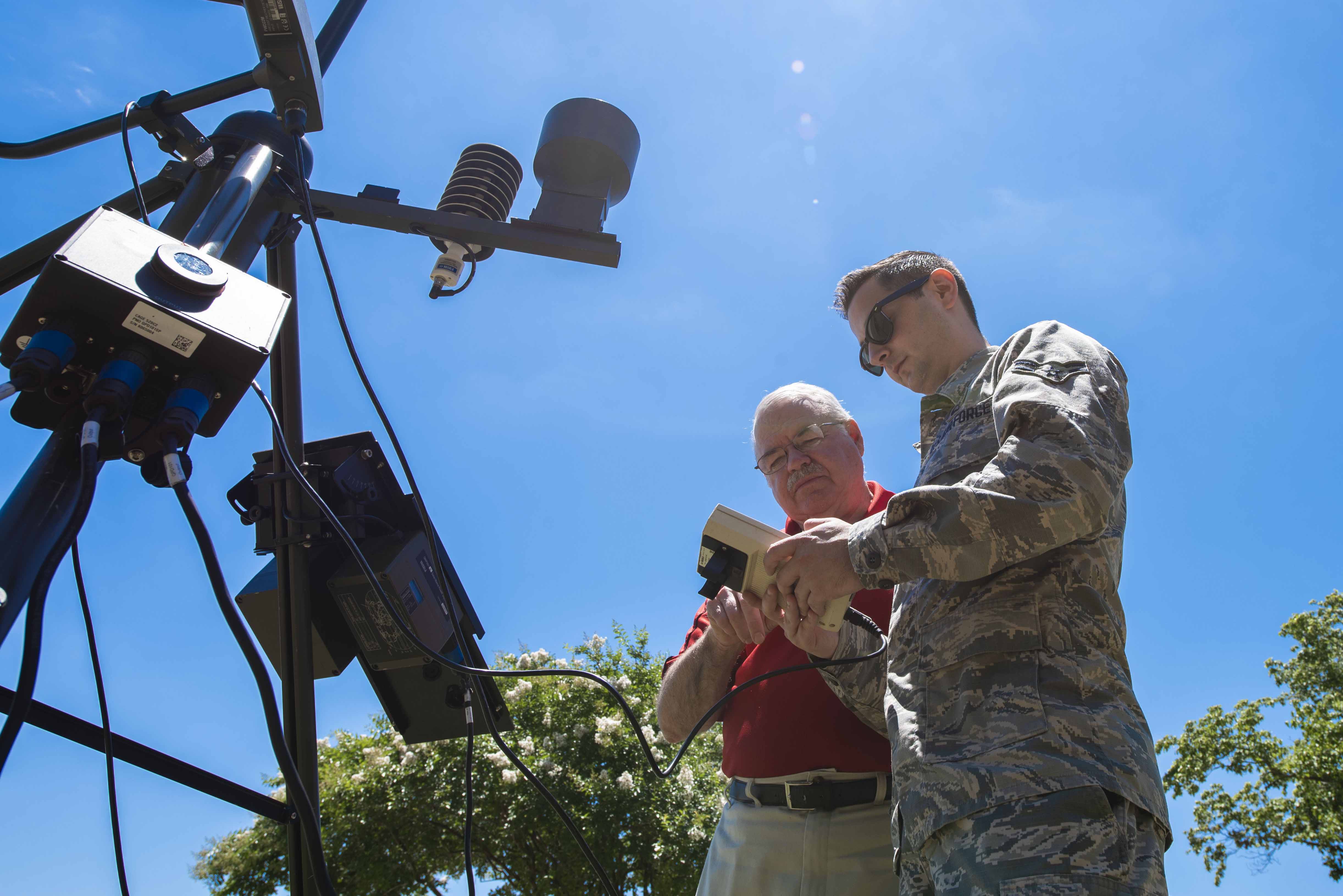Rain or shine, weather flight protects flightline > Air Combat Command ...