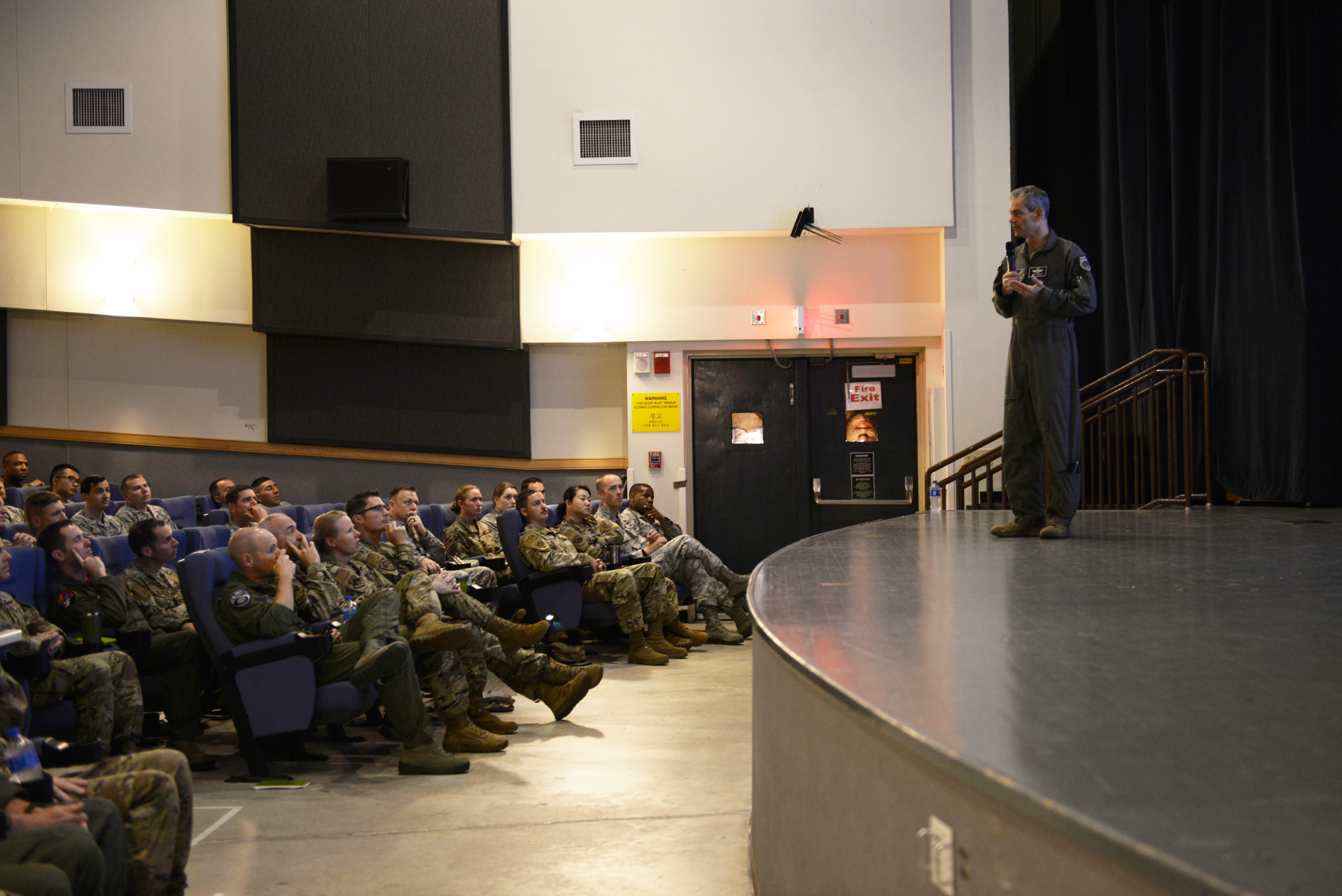 7th Air Force commander shares officer development changes with 8th ...