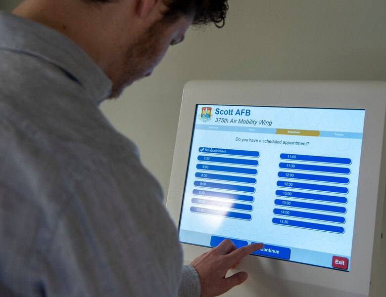 New kiosk system makes MPF more efficient > Scott Air Force Base ...