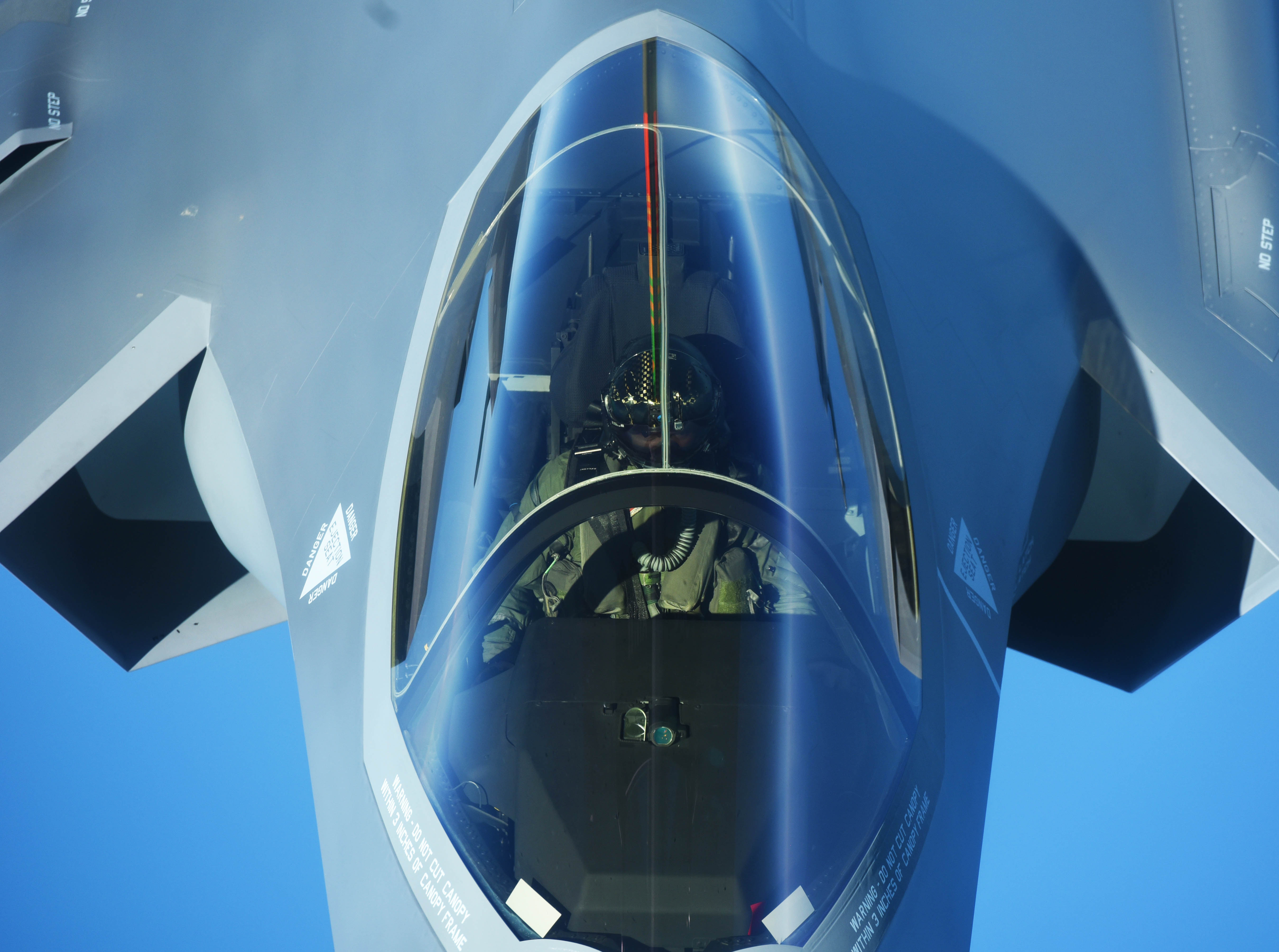 Astral Night aircraft refuels over the Adriatic