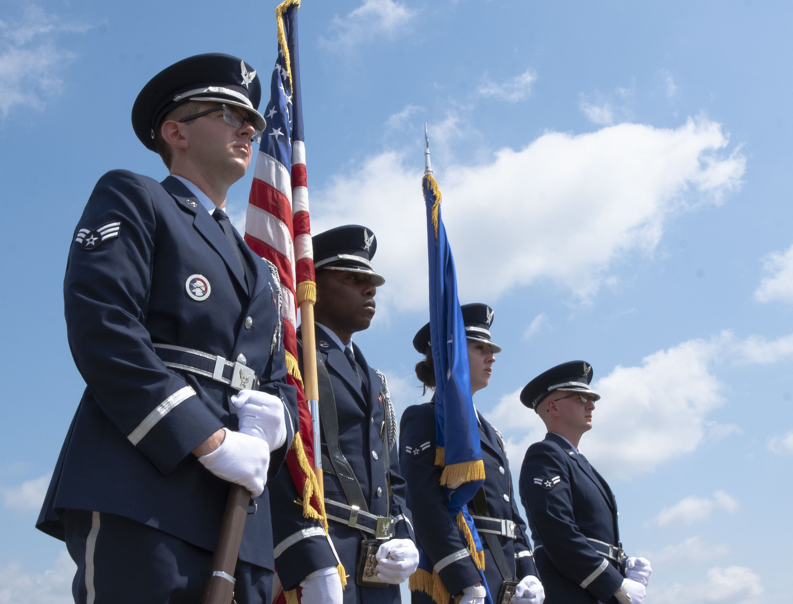 Air Force Honor Guard visits Shaw