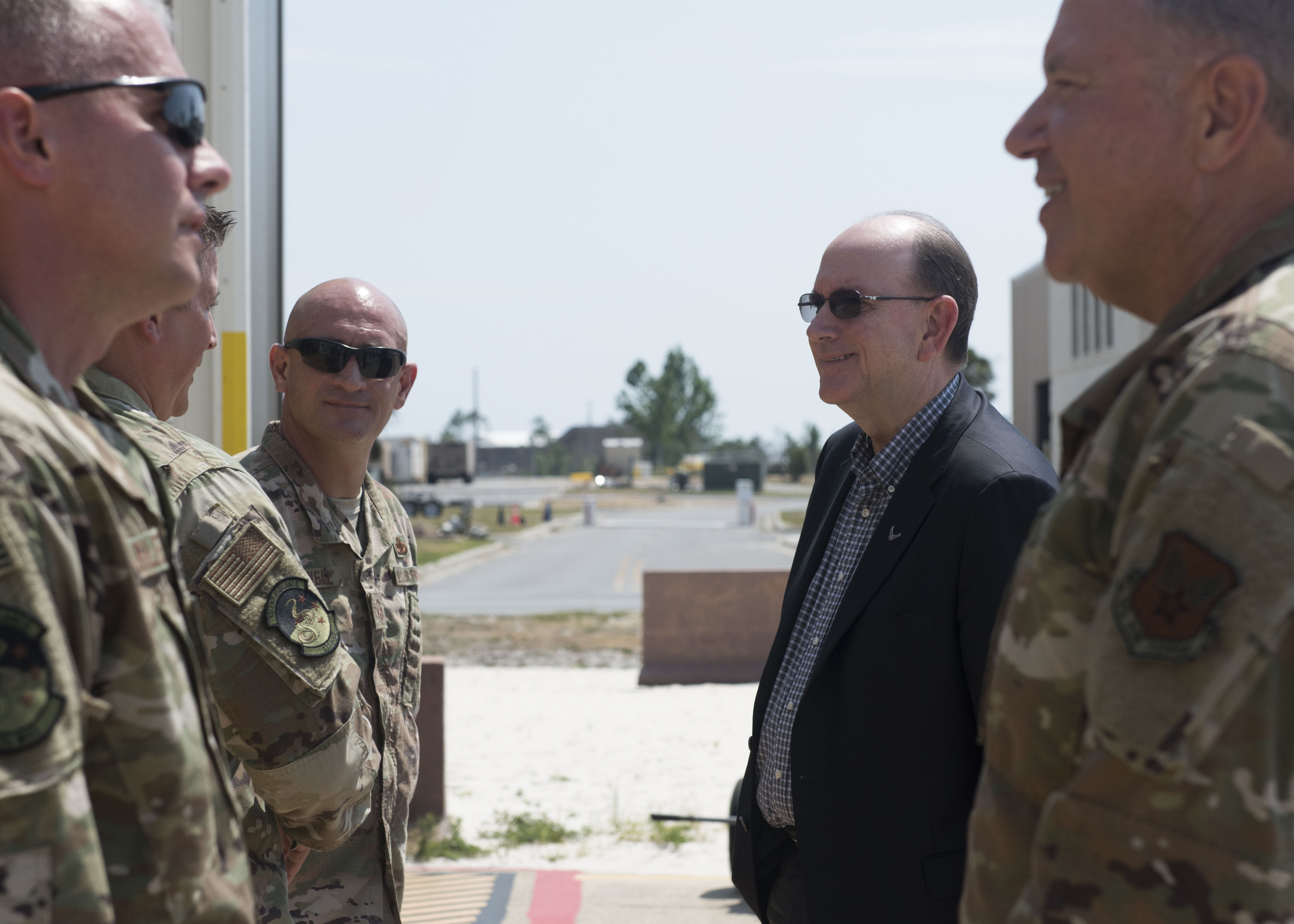 Acting SecAF Matthew P. Donovan visits Tyndall
