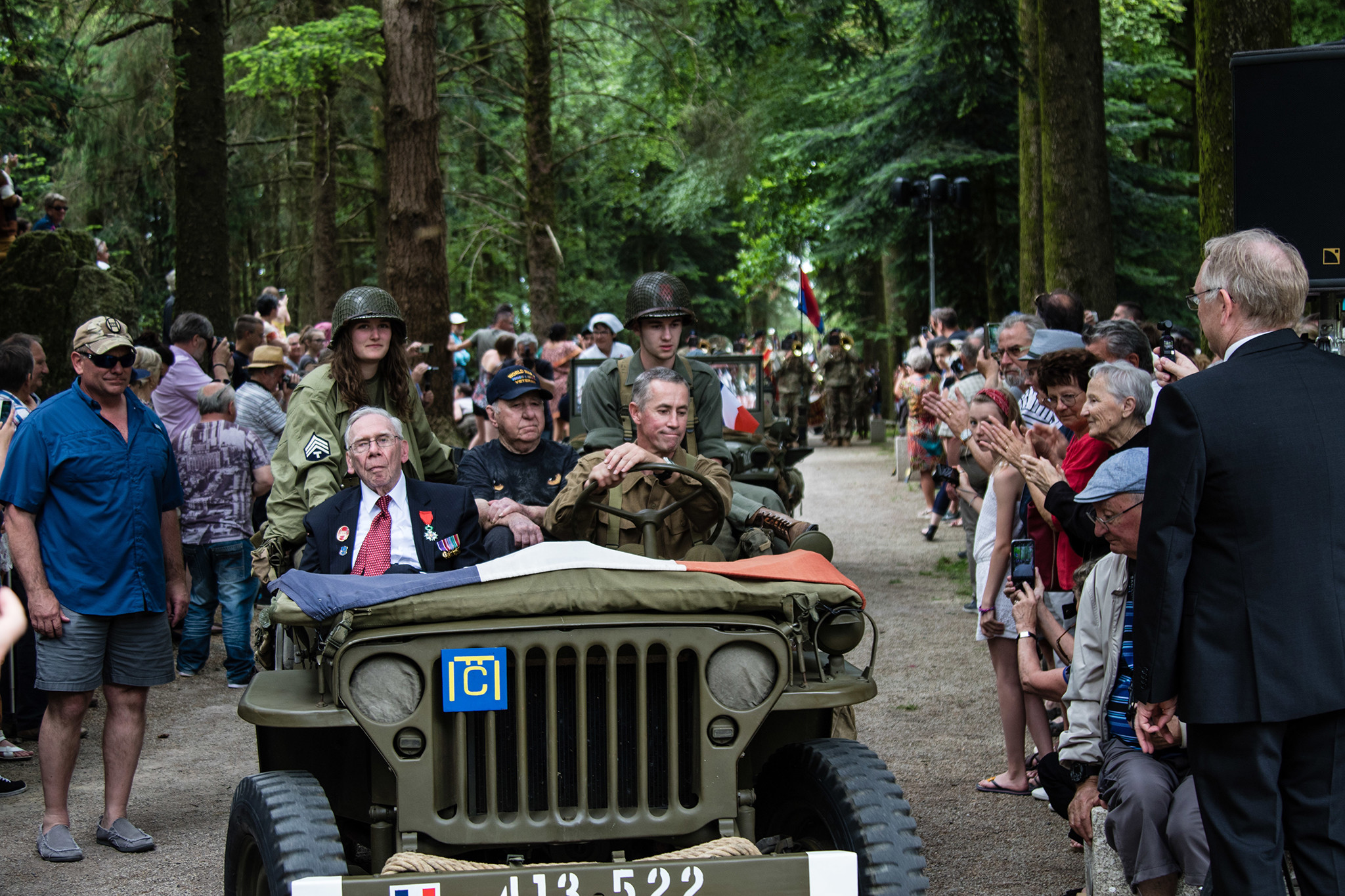 Memorial ceremony on June 2 at Mortain, France
