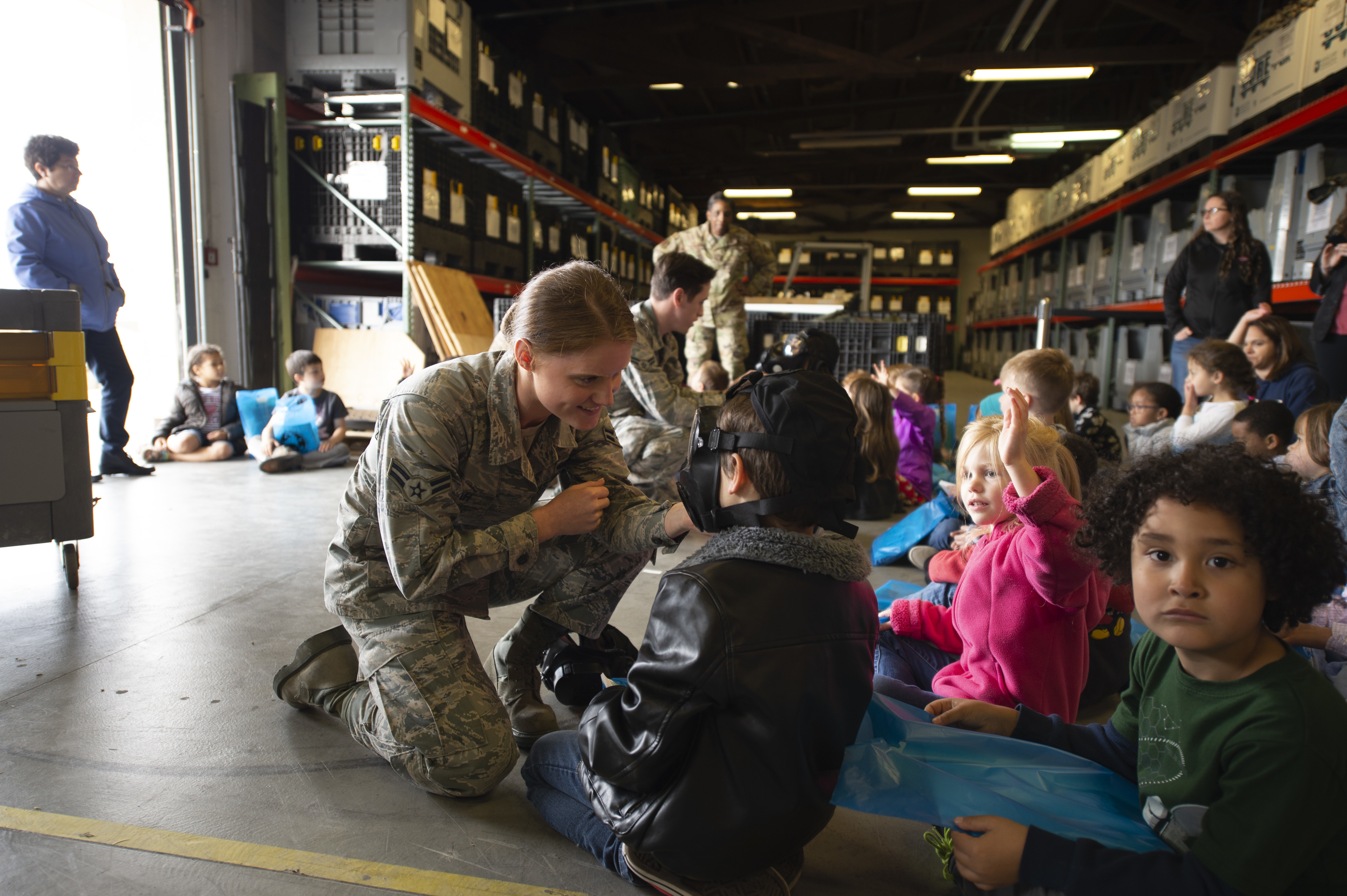 SES students participate in mock deployment line > Spangdahlem Air Base ...