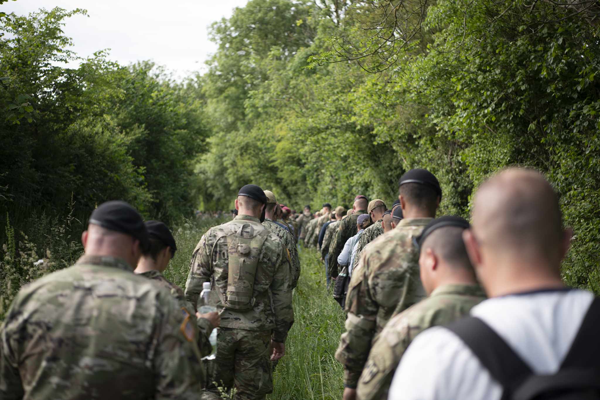Historic 10k march through the D-Day battlefields of Picauville, France